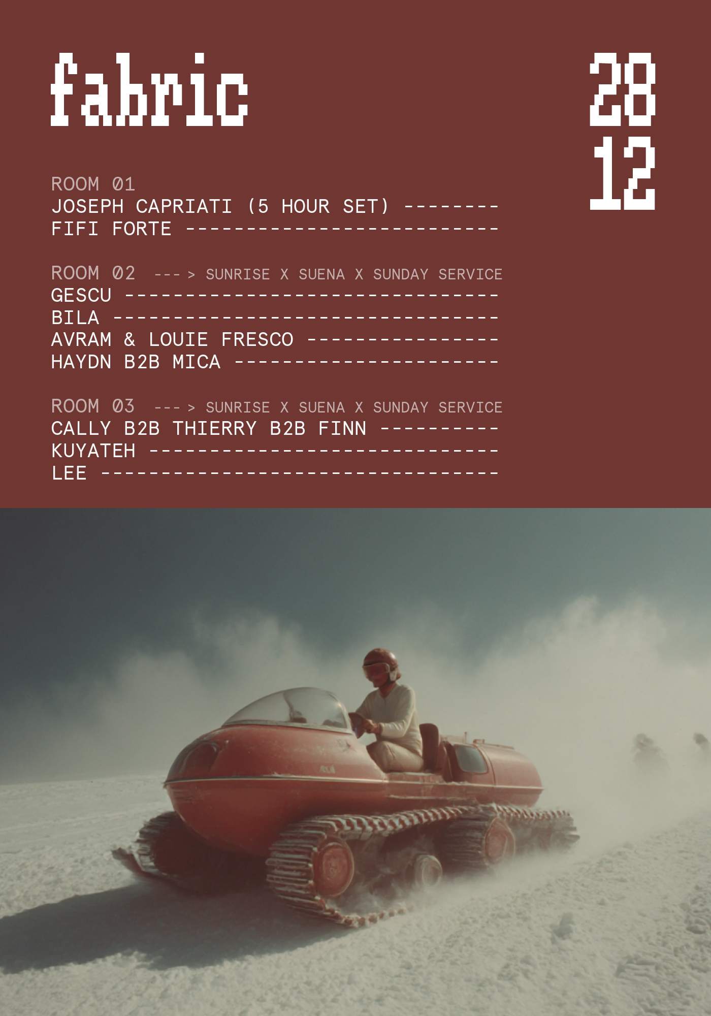 fabric: Joseph Capriati, FIFI FORTE, Gescu, BILA, caLLy, Haydn, Mica ...