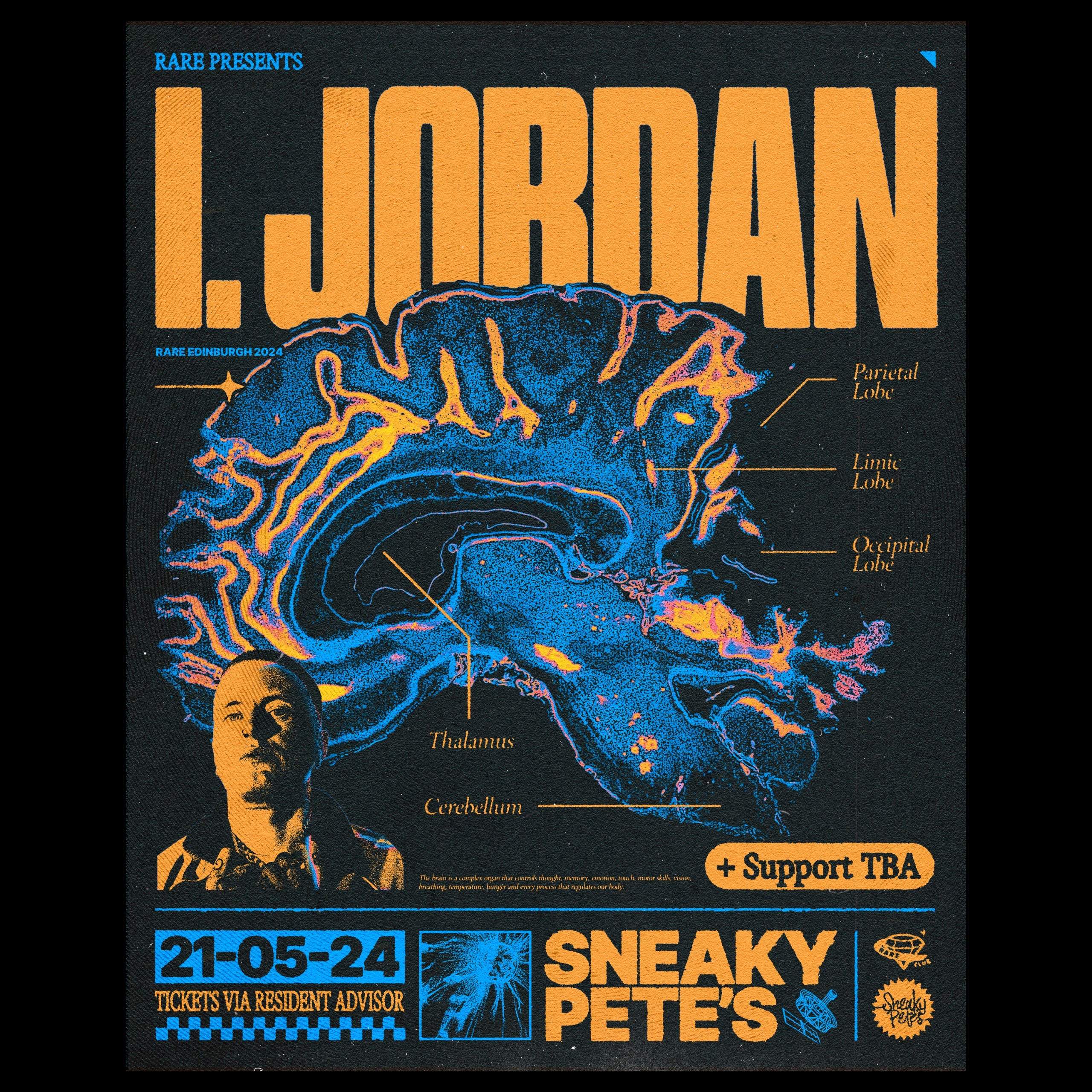 RARE Club // I. JORDAN + Sweet Philly at Sneaky Pete's, Edinburgh