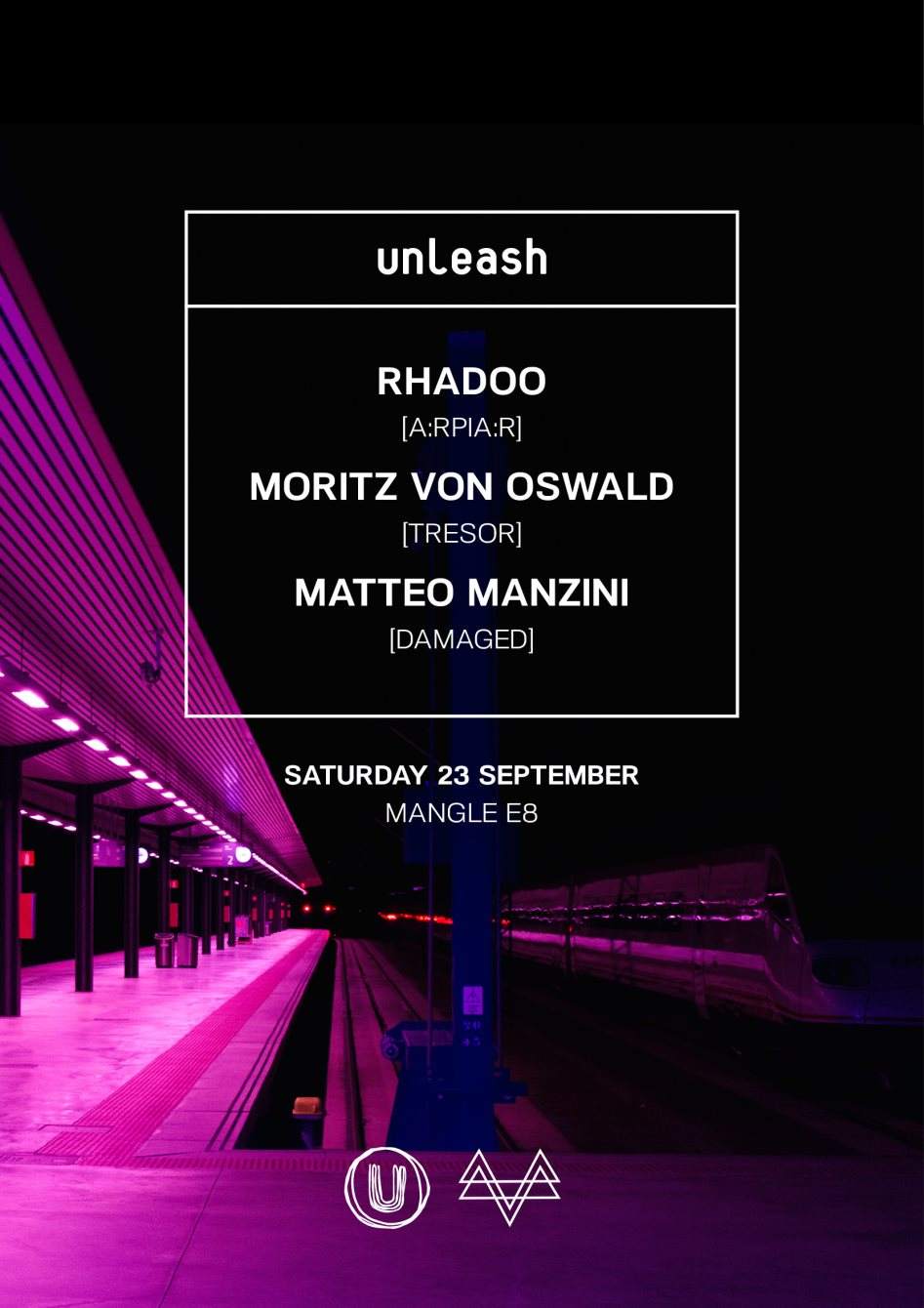 Unleash with Rhadoo, Moritz Von Oswald & Matteo Manzini en Mangle E8 ...