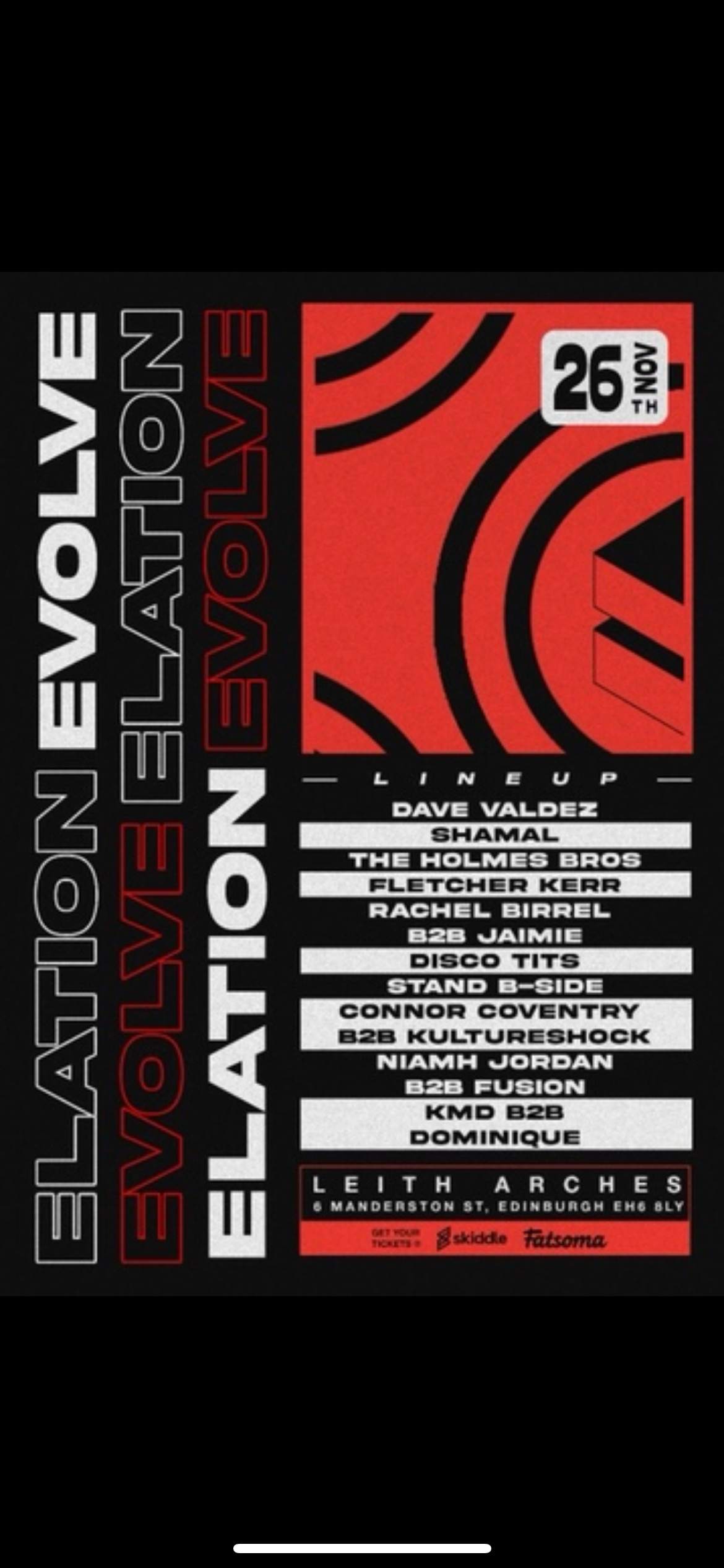 Elation x Evolve: Leith Arches Day Rave at Leith Arches, Edinburgh