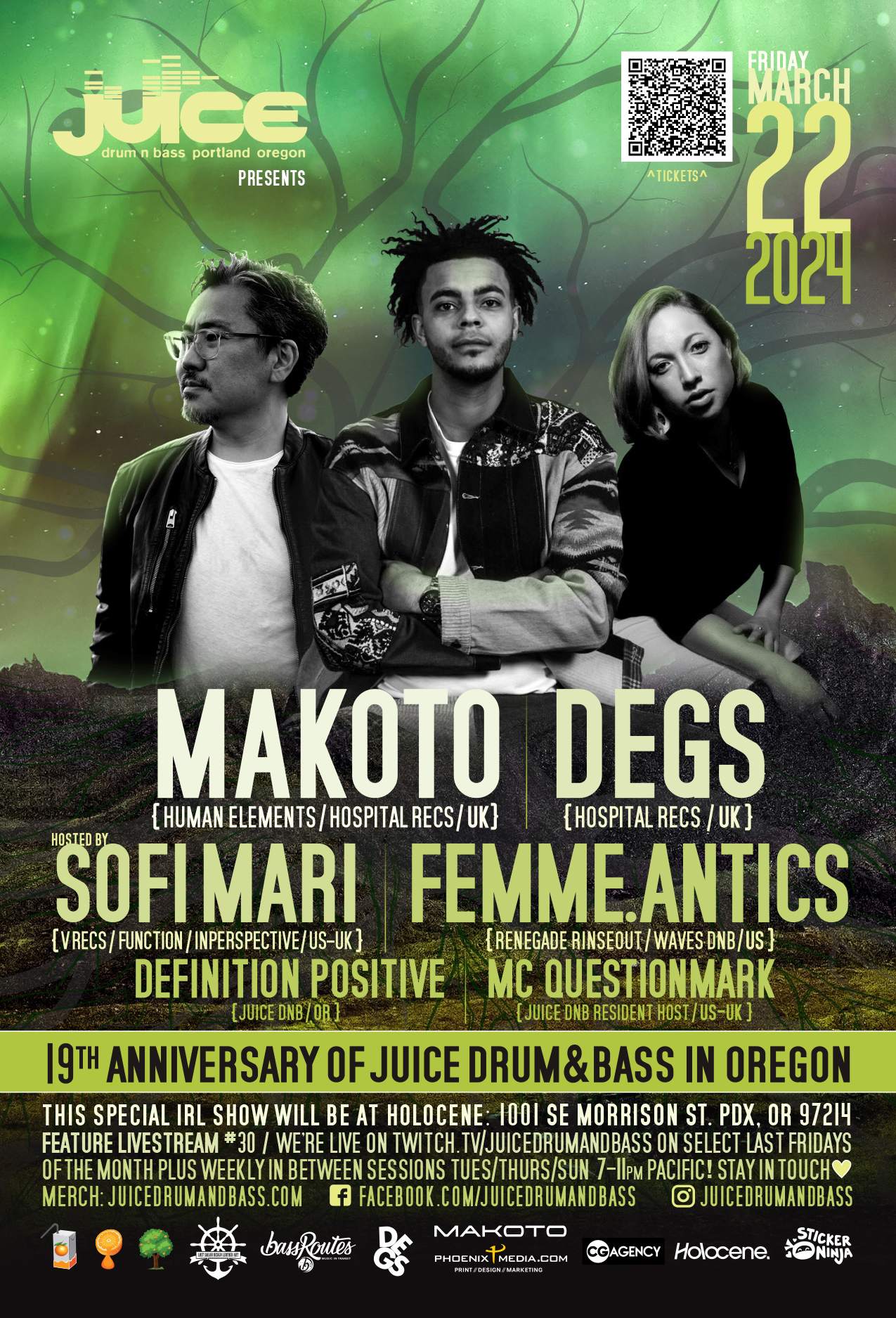 JUICE 19th Anniversary: Makoto, Degs, Sofi Mari, femme.antics, DefPos ...