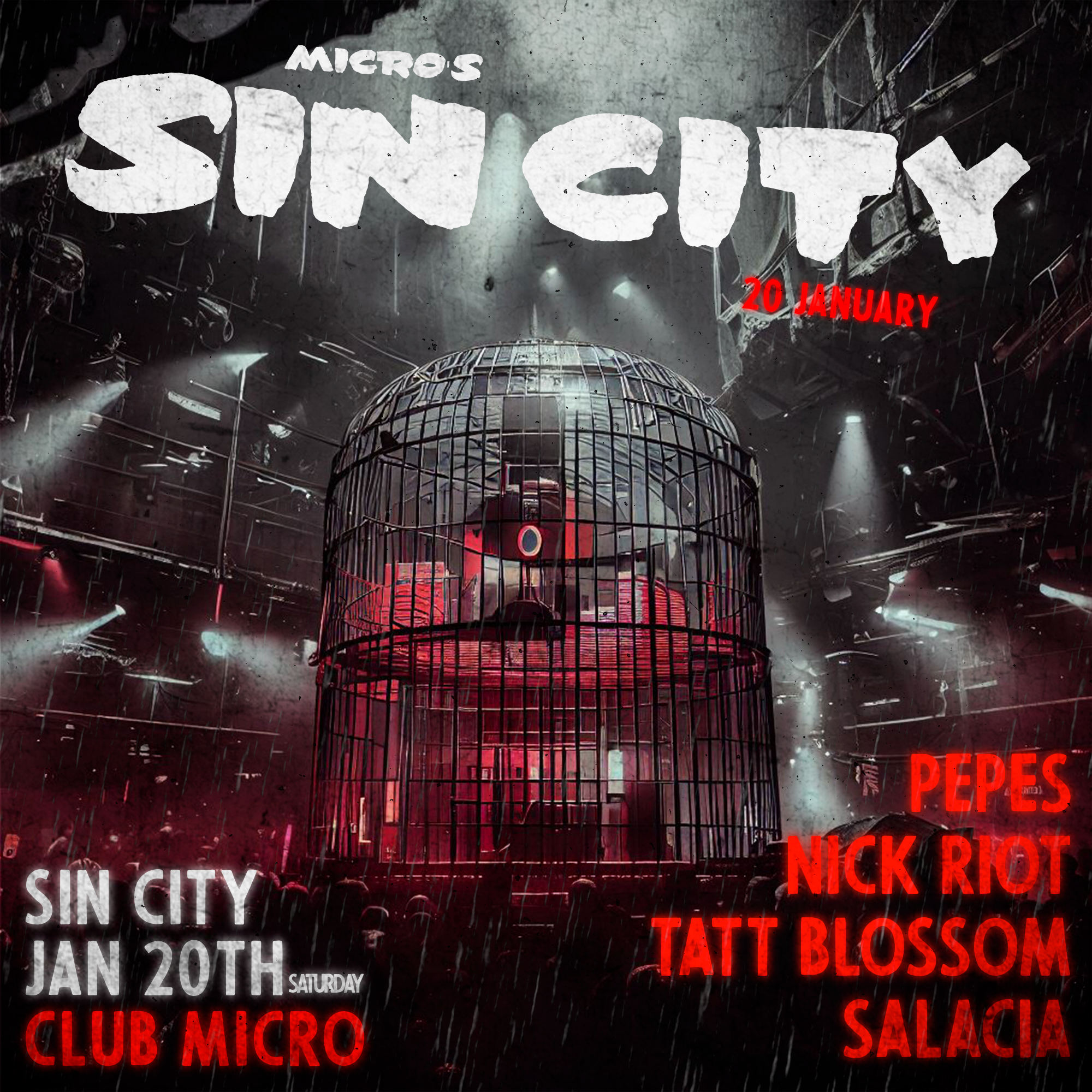 SIN CITY at Micro, Sofia