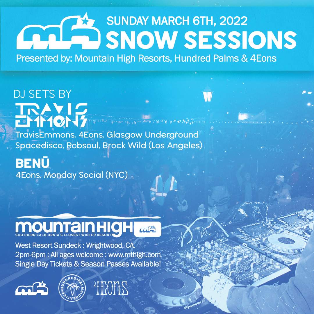 Hundred Palms & Mt High presents Snow Sessions: Travis Emmons (Glasgow ...