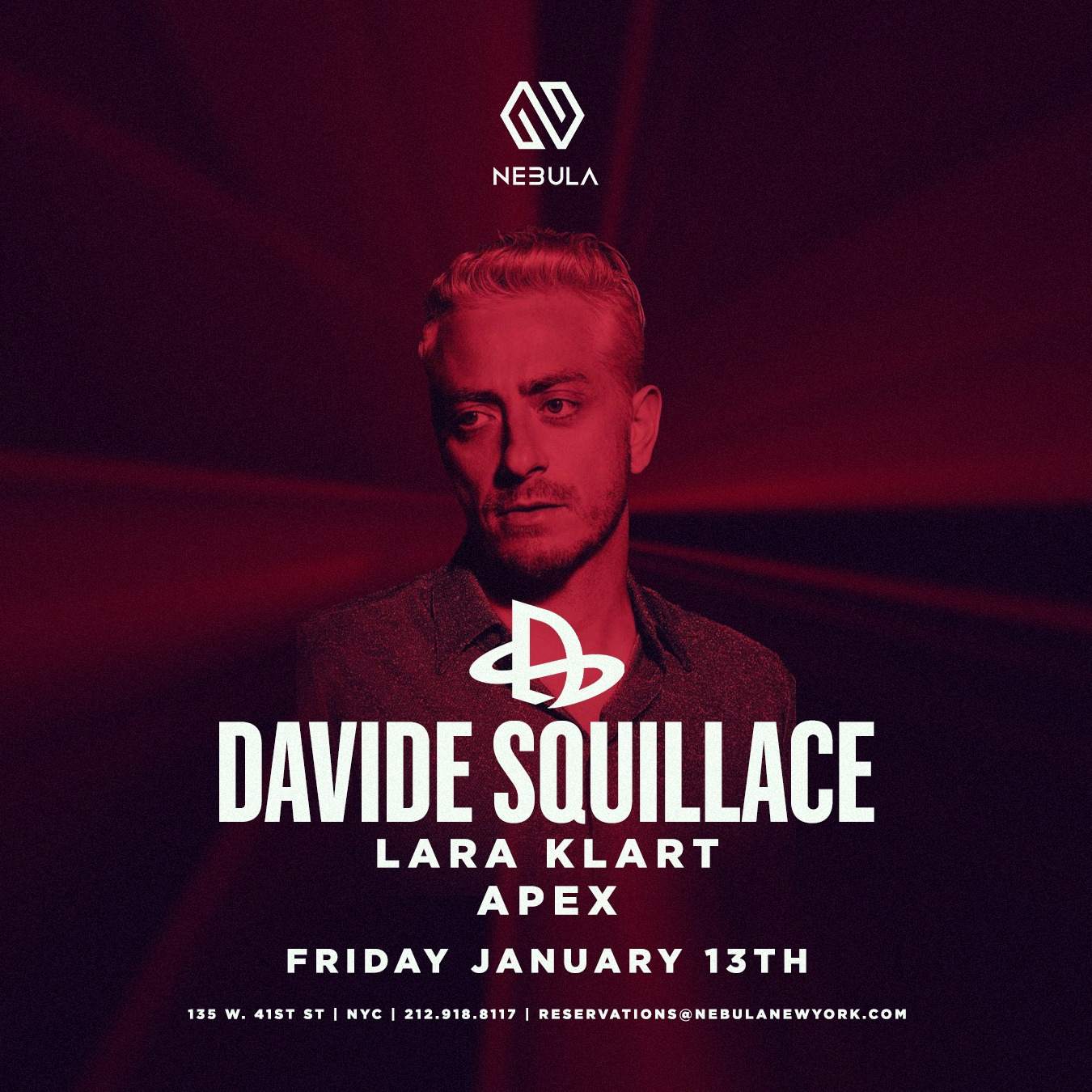 Davide Squillace at Nebula, New York City