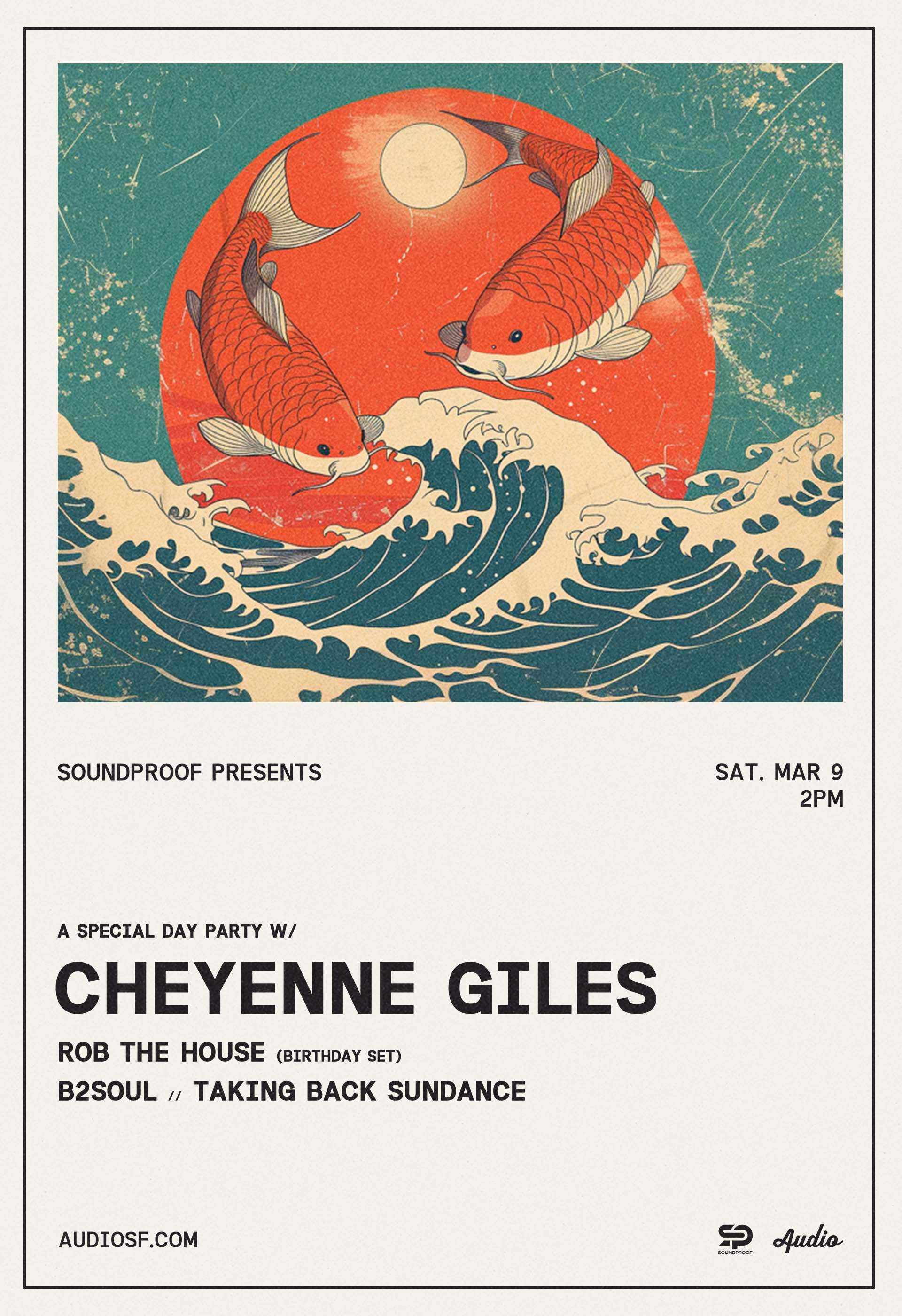 Cheyenne Giles (Day Party) at Audio SF, San Francisco/Oakland