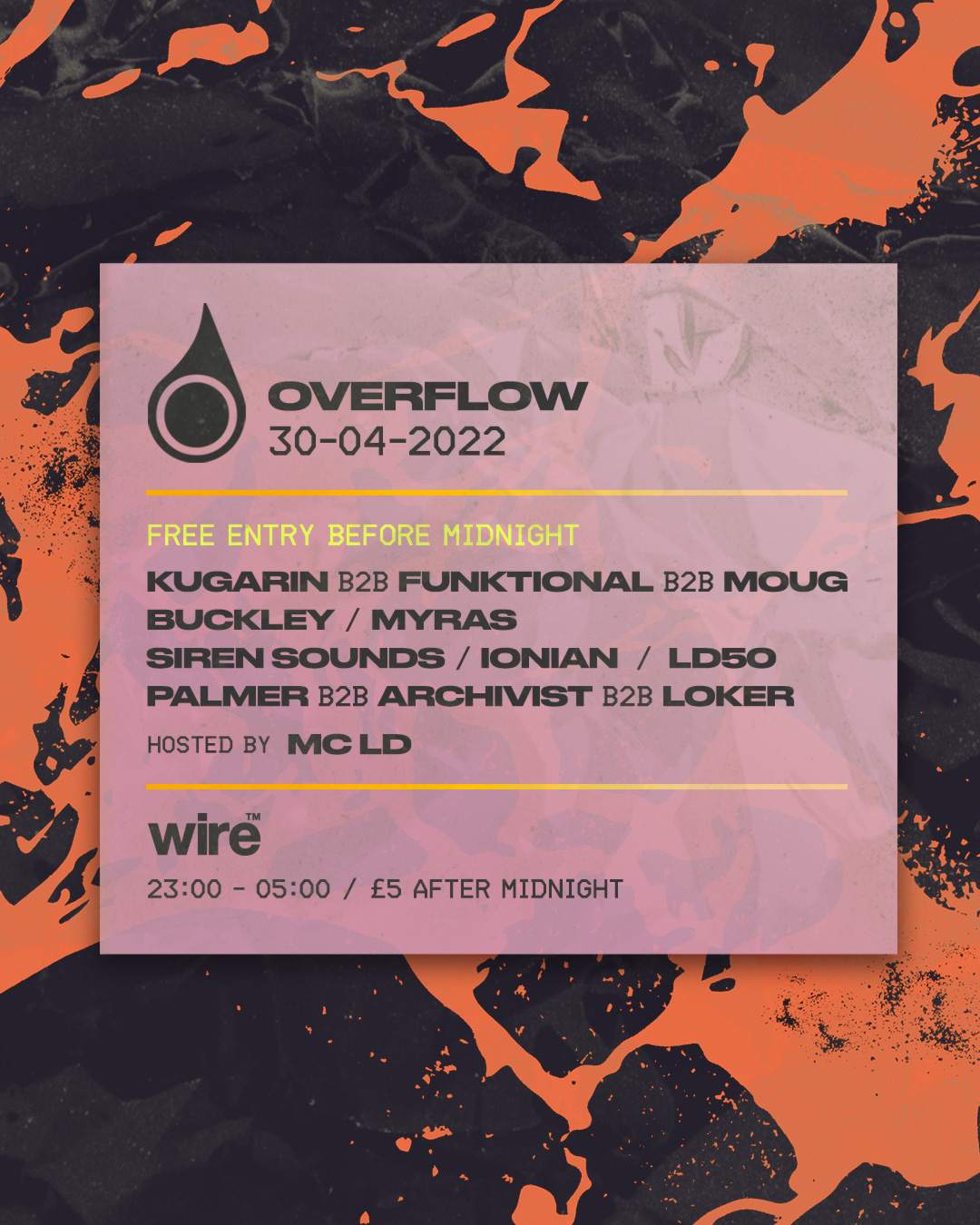 [FREE PARTY] Overflow - Kugarin, Funktional, Moug, Buckley, Siren ...