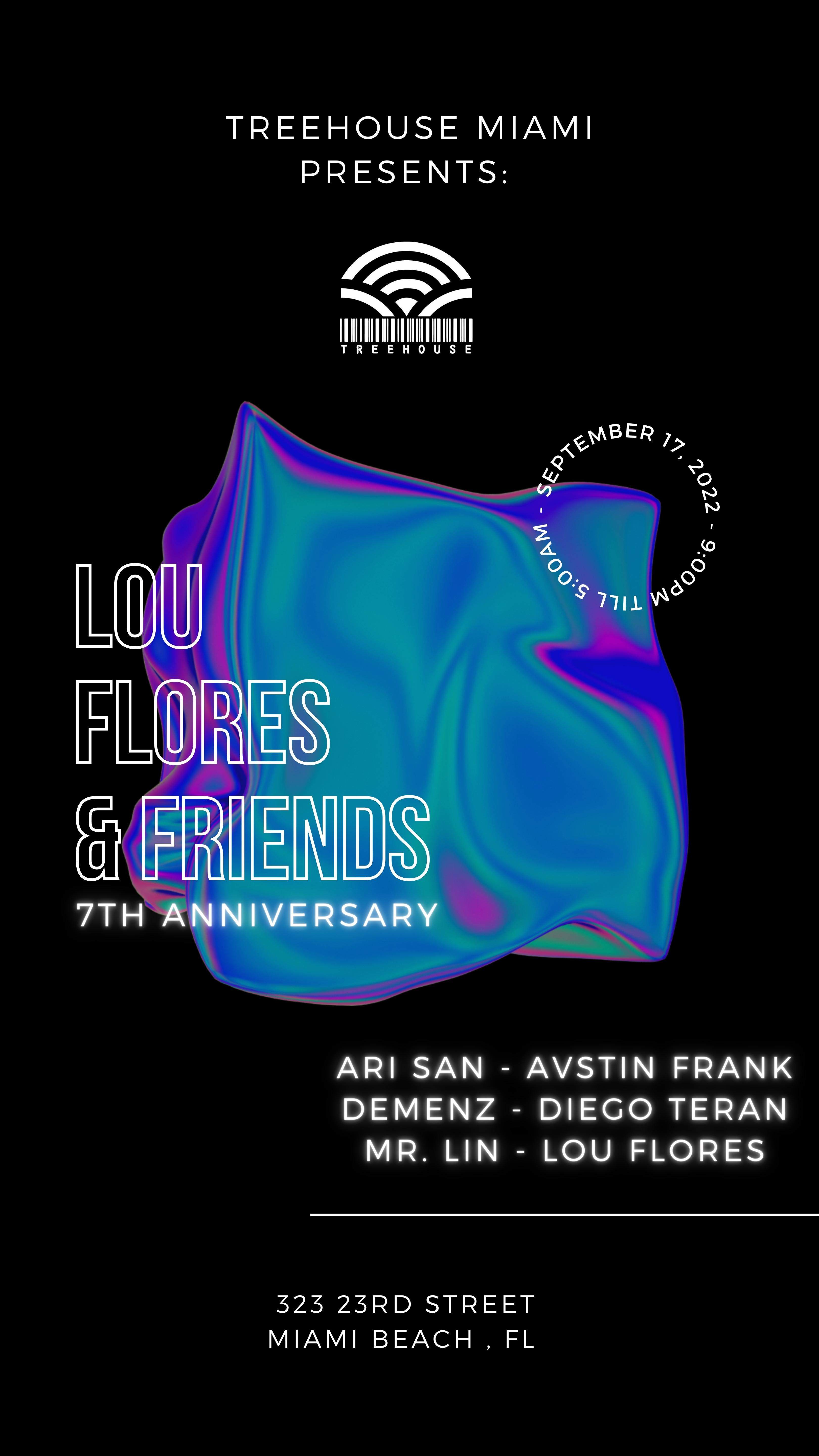 Lou Flores & Friends '7th Anniversary at Treehouse ' at Treehouse Miami ...