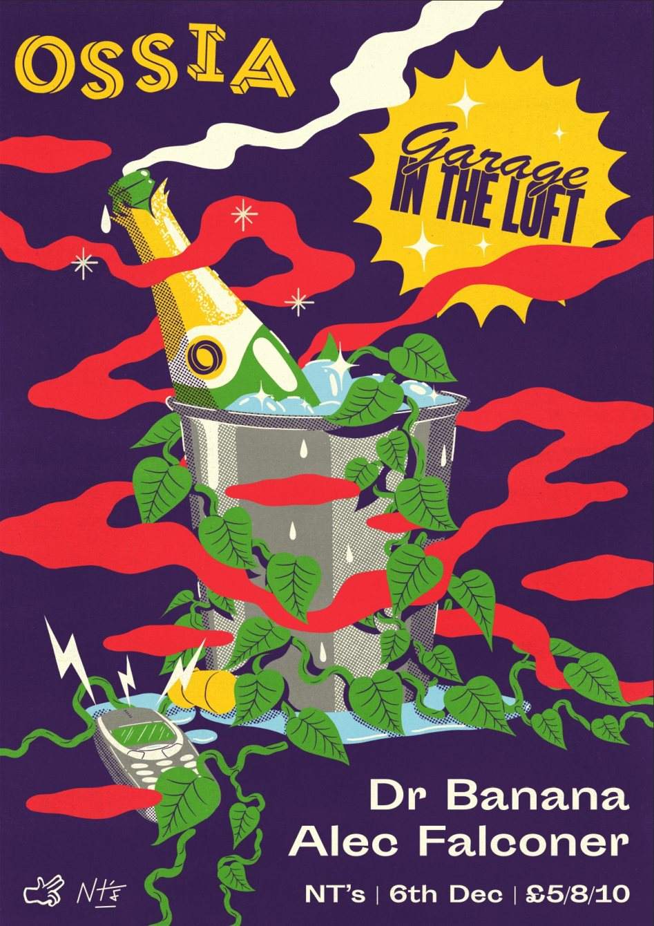 Garage in the Loft: Dr Banana & Alec Falconer at Night Tales Loft, London