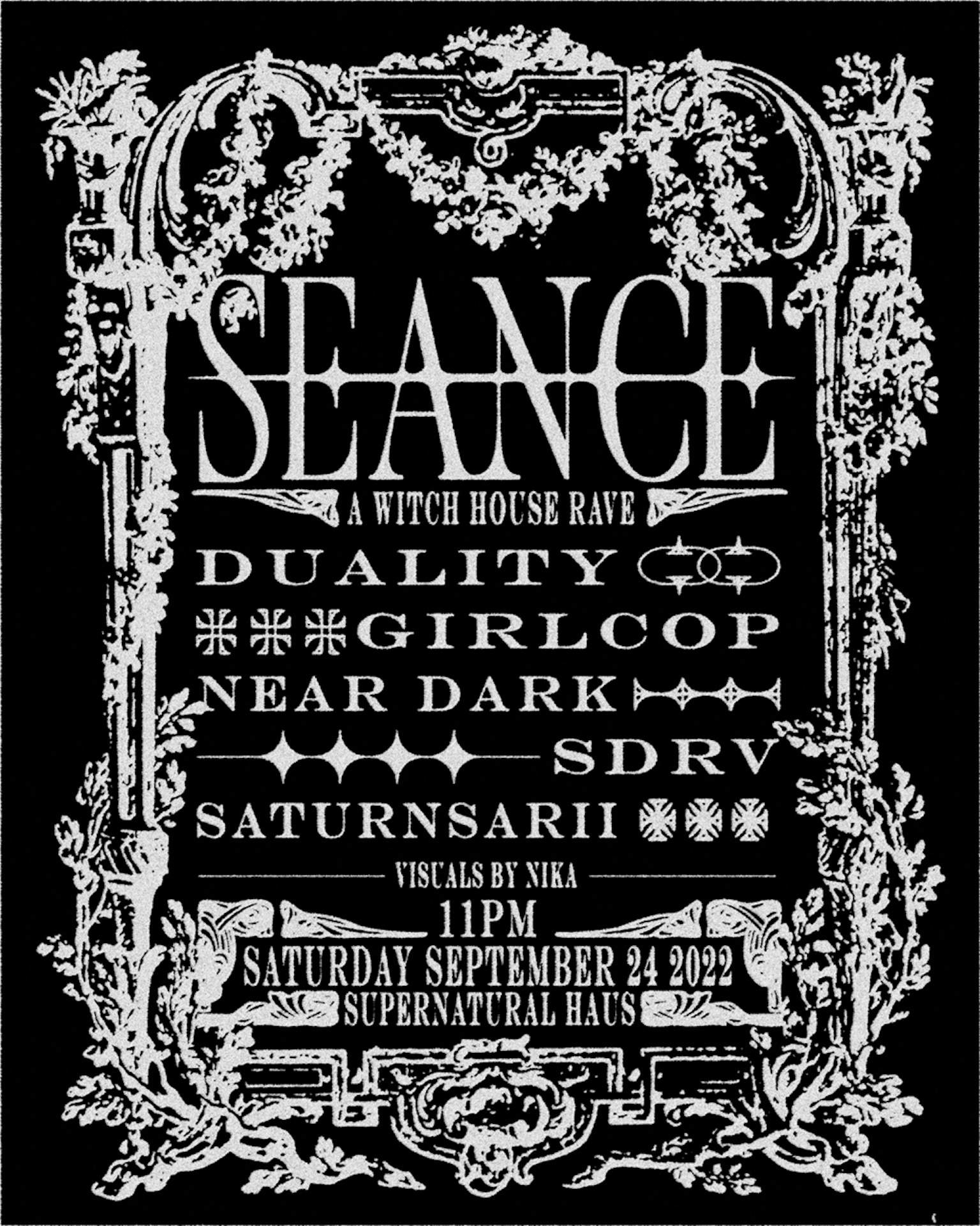 Seance: A Witch House Rave em Supernatural Haus, Miami