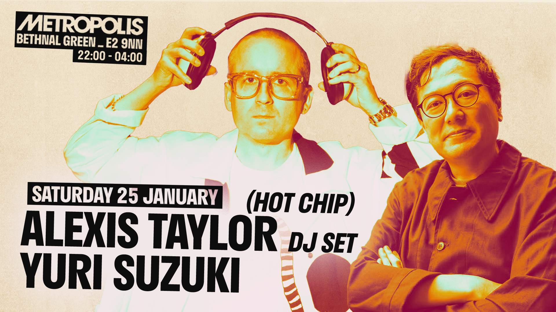 Alexis Taylor Yuri Suzuki at Metropolis London