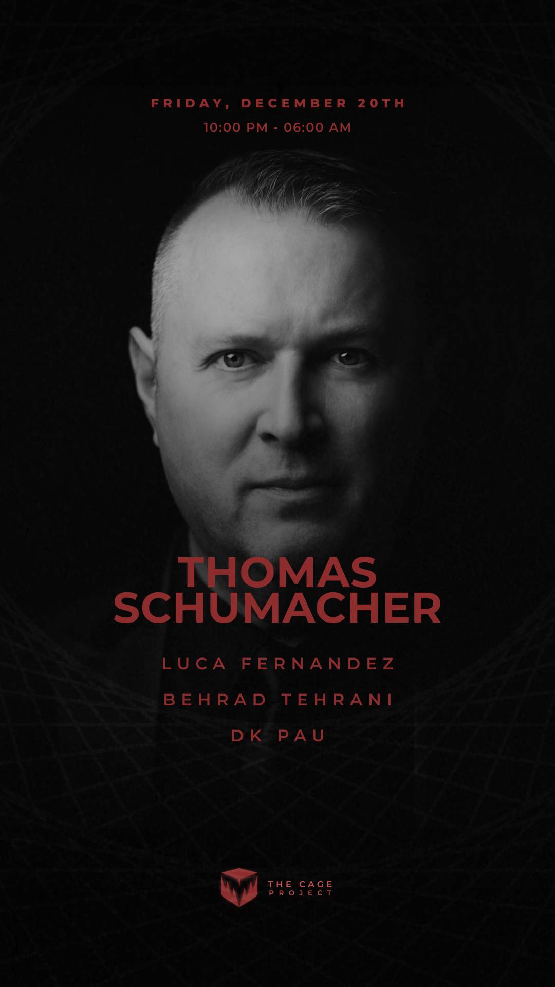 THE CAGE PROJECT: THOMAS SCHUMACHER at Industrial 236, Vancouver