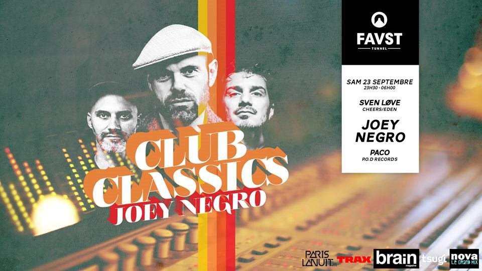 Faust: Joey Negro, Sven Løve & Paco en Faust, París