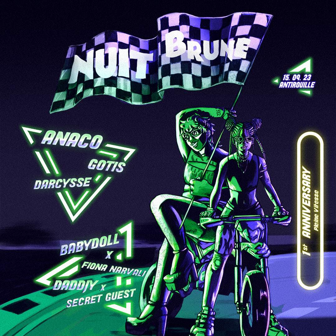 Nuit Brune 1rt ANIVERSARY at Antirouille, Montpellier