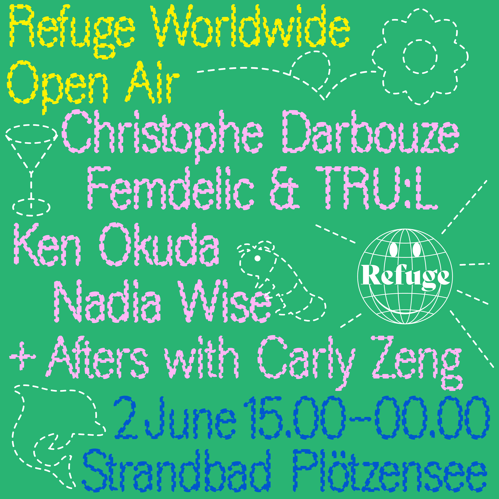 Refuge Worldwide Open Air at Strandbad Plötzensee, Berlin