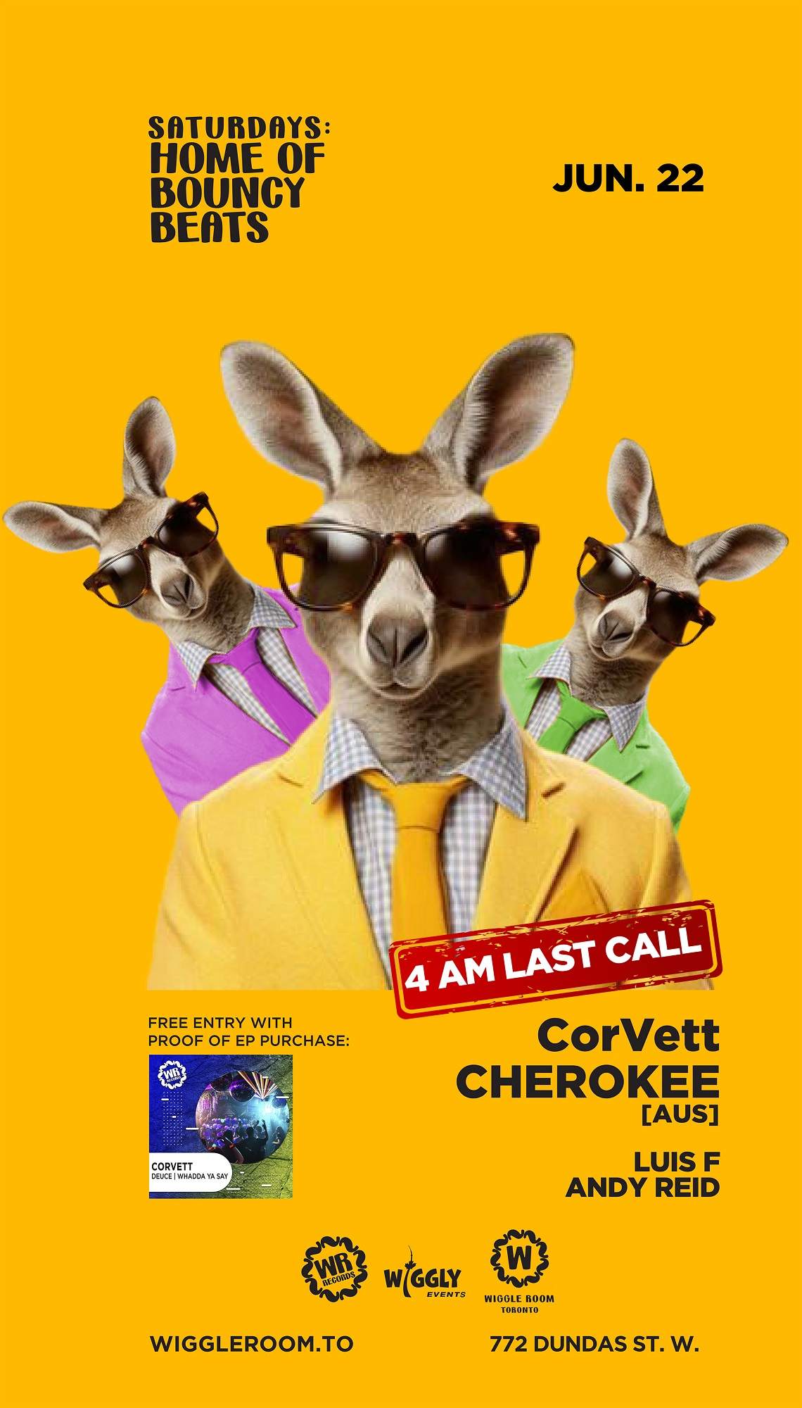 WR Records: CHEROKEE (Australia) - CorVett (EP Release Party) | 4AM ...