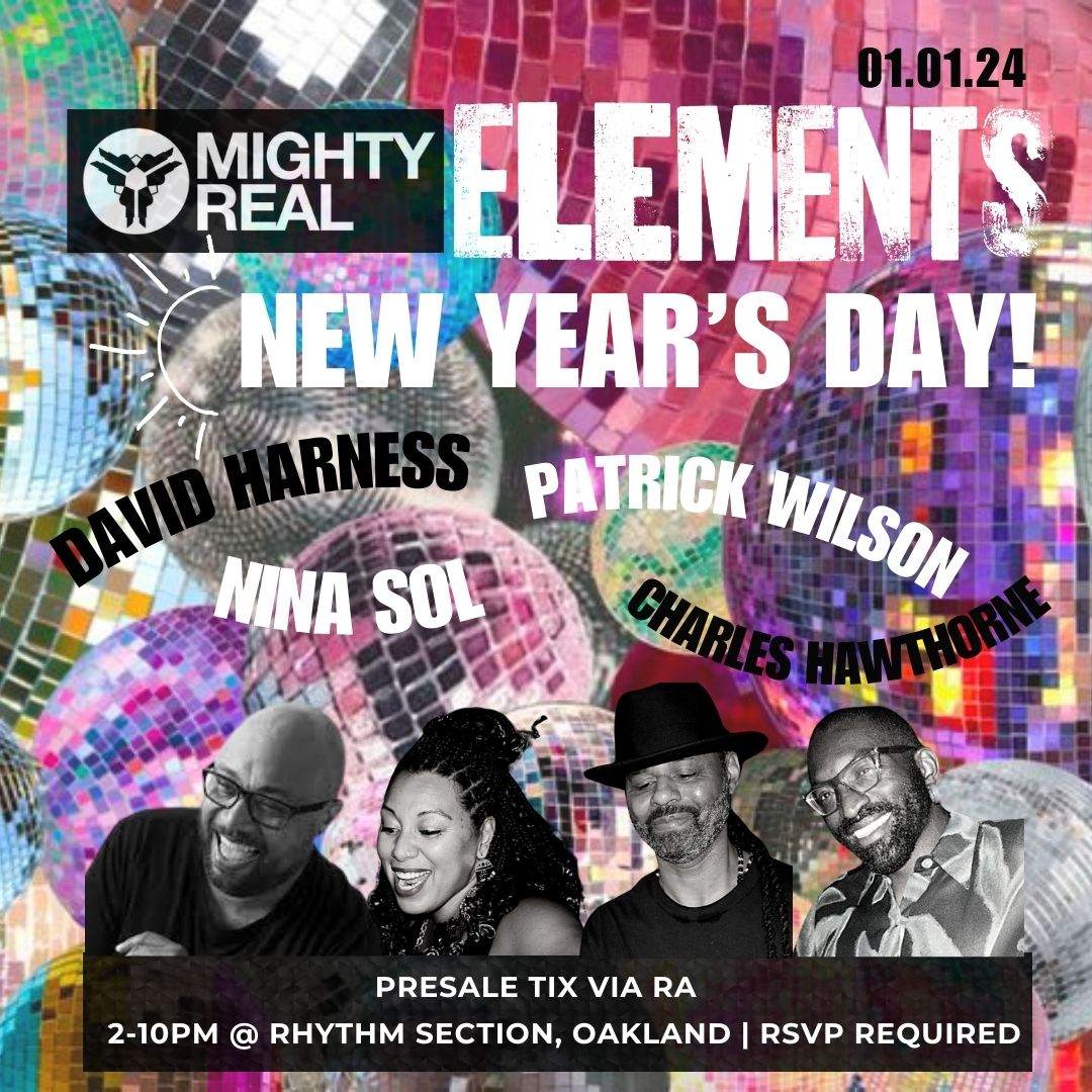 ELEMENTS x Mighty Real: New Year's Day at TBA - Rhythm Section, 2744 E ...