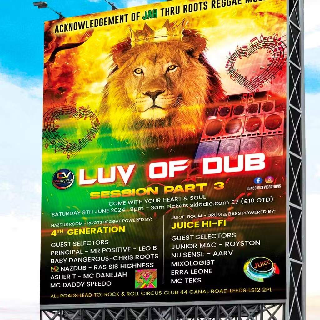 LUV OF DUB SESSION Part 3 at Rock n Roll Circus, Leeds
