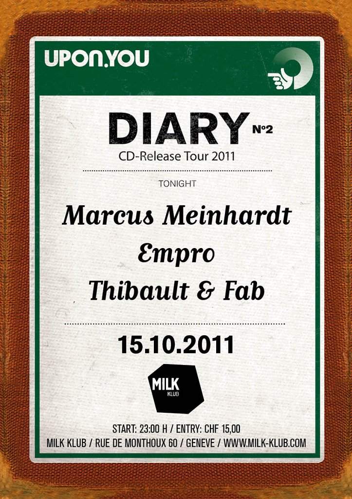 Diary N°2 Tour 2011 - Marcus Meinhardt, Empro, Thibault & Fab bei Milk ...