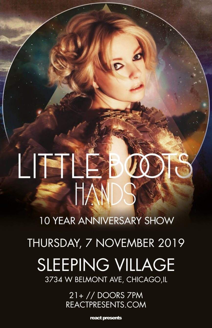 Little Boots - Hands: 10-Year Anniversary Show a Sleeping Village, Chicago
