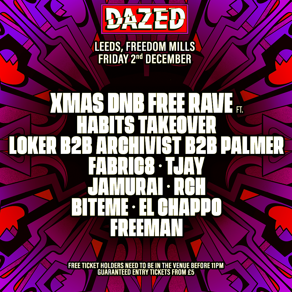 Dazed: Xmas DnB at Freedom Mills, Leeds
