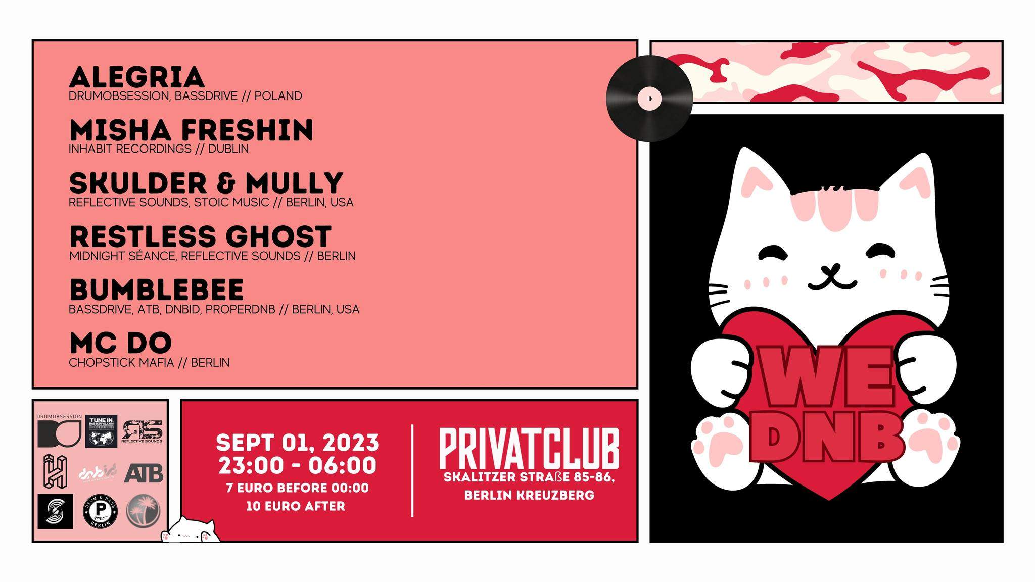 We love DNB at Privatclub, Berlin