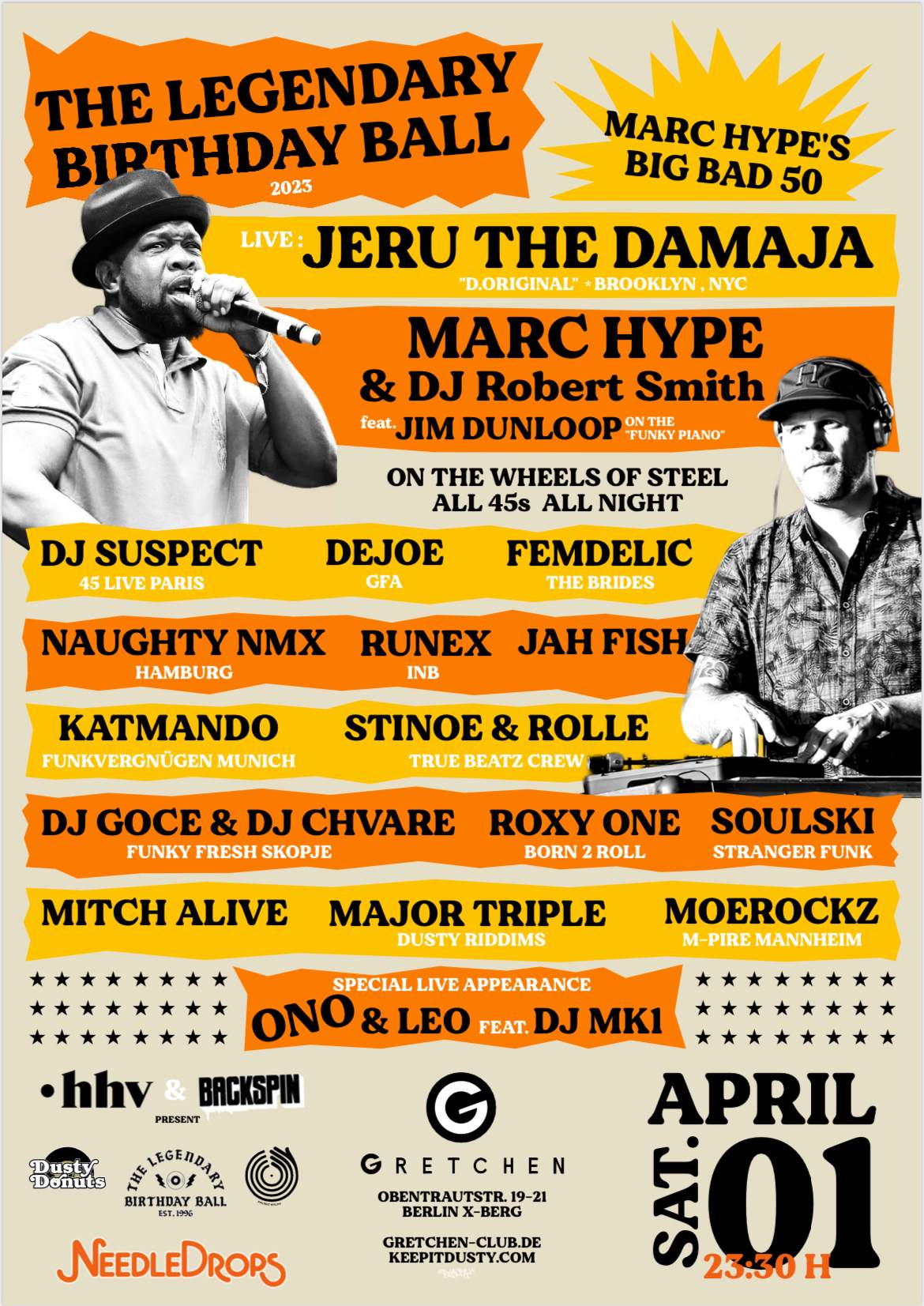 The Legendary Birthday Ball 2023 - Marc Hype's 50th with Jeru the ...