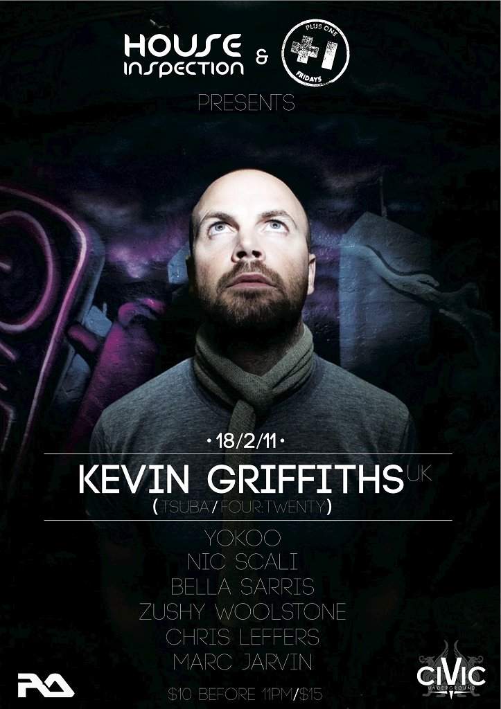 House Inspection Plus + 1 with Kevin Griffiths em Civic Underground, Sydney