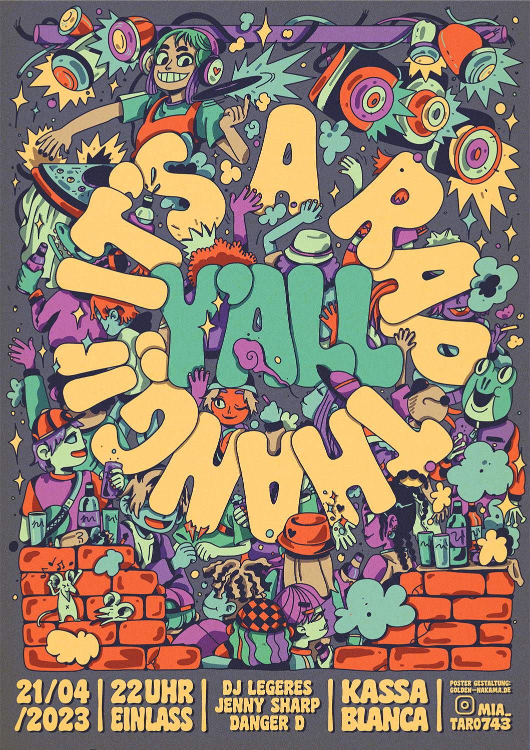 Y'ALL - IT'S A RAP THANG Jenny Sharp - DJ Légères & Danger D at ...