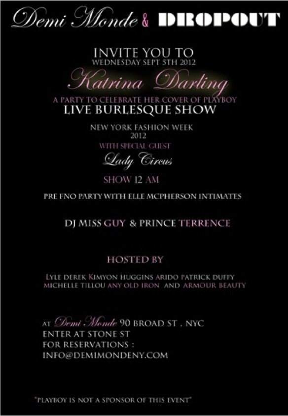 DJ Miss Guy and Burlesque Performance by Playboy Cover Girl Katrina ...