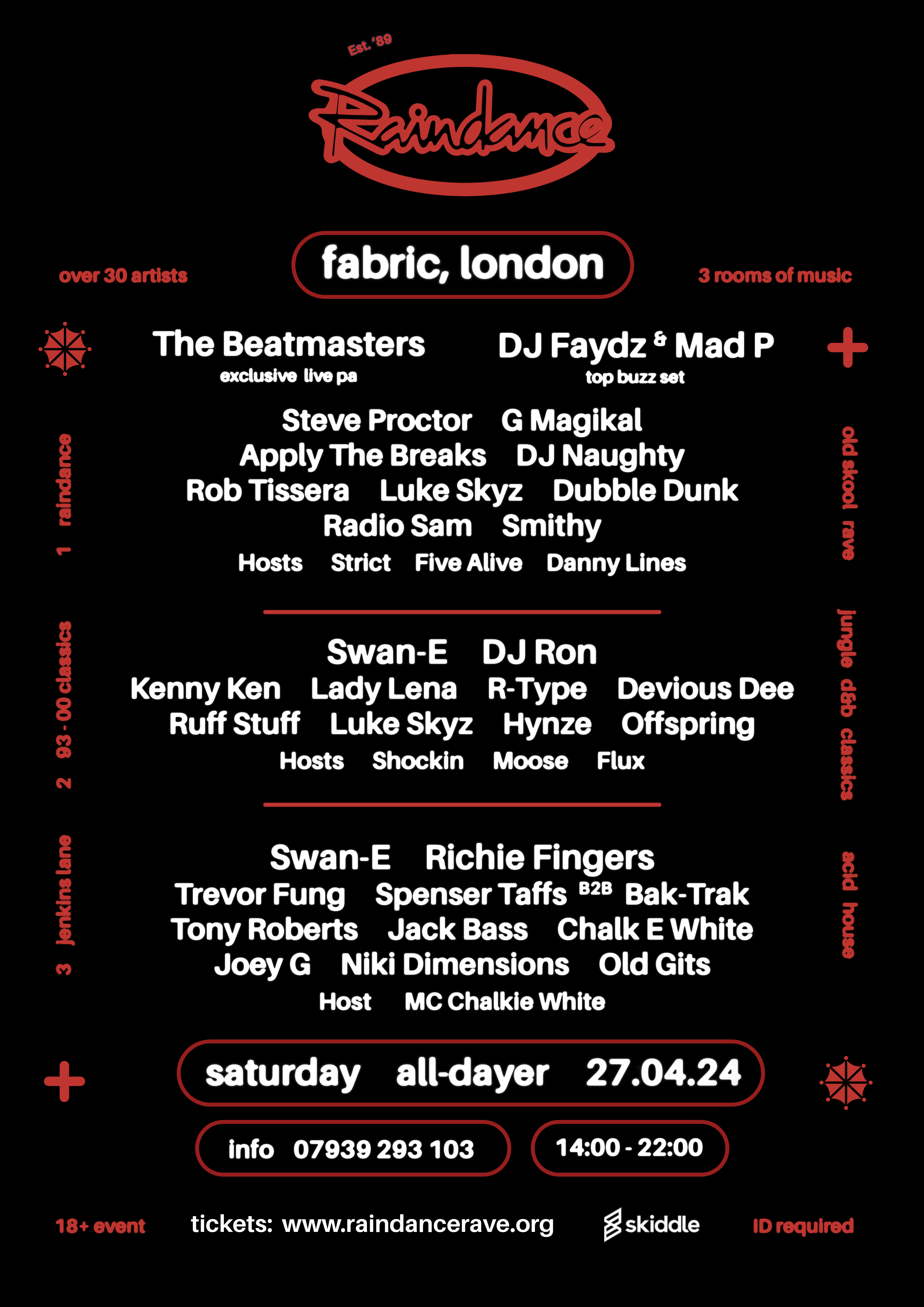 Raindance at fabric, London