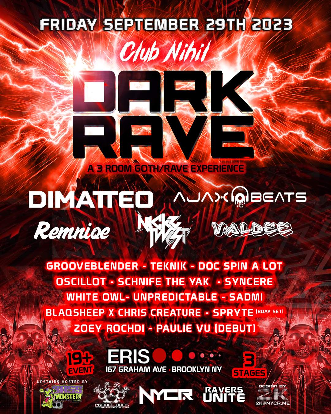 Dark Rave at Eris, New York City