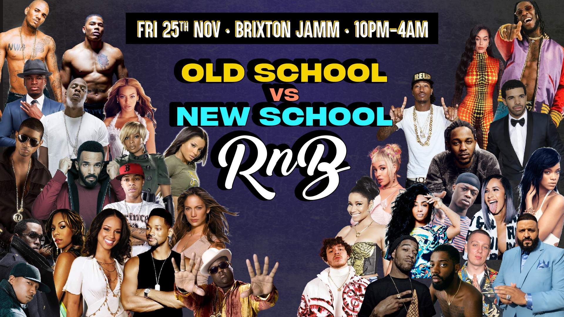 Old School vs New School RnB at Brixton Jamm, London