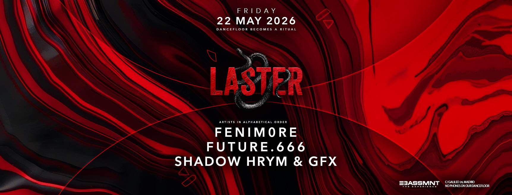 Laster Club presents FENIM0RE, FUTURE.666, SHADOW HRYM & GFX at The ...