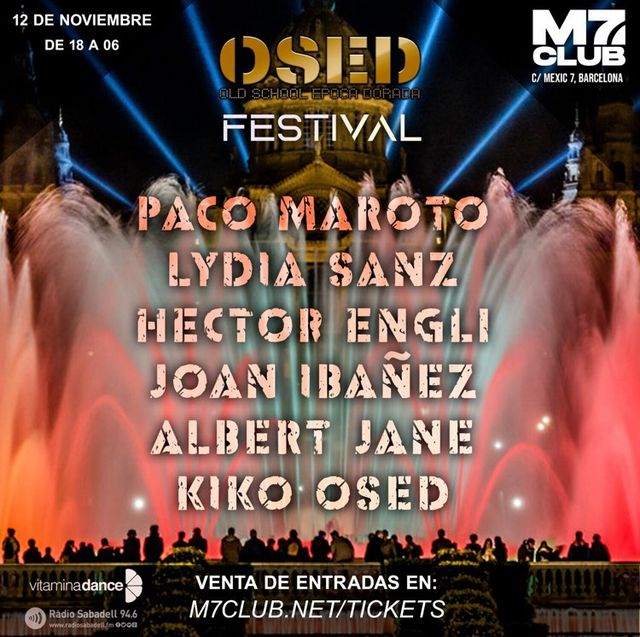 OSED Festival at M7 Club, Barcelona