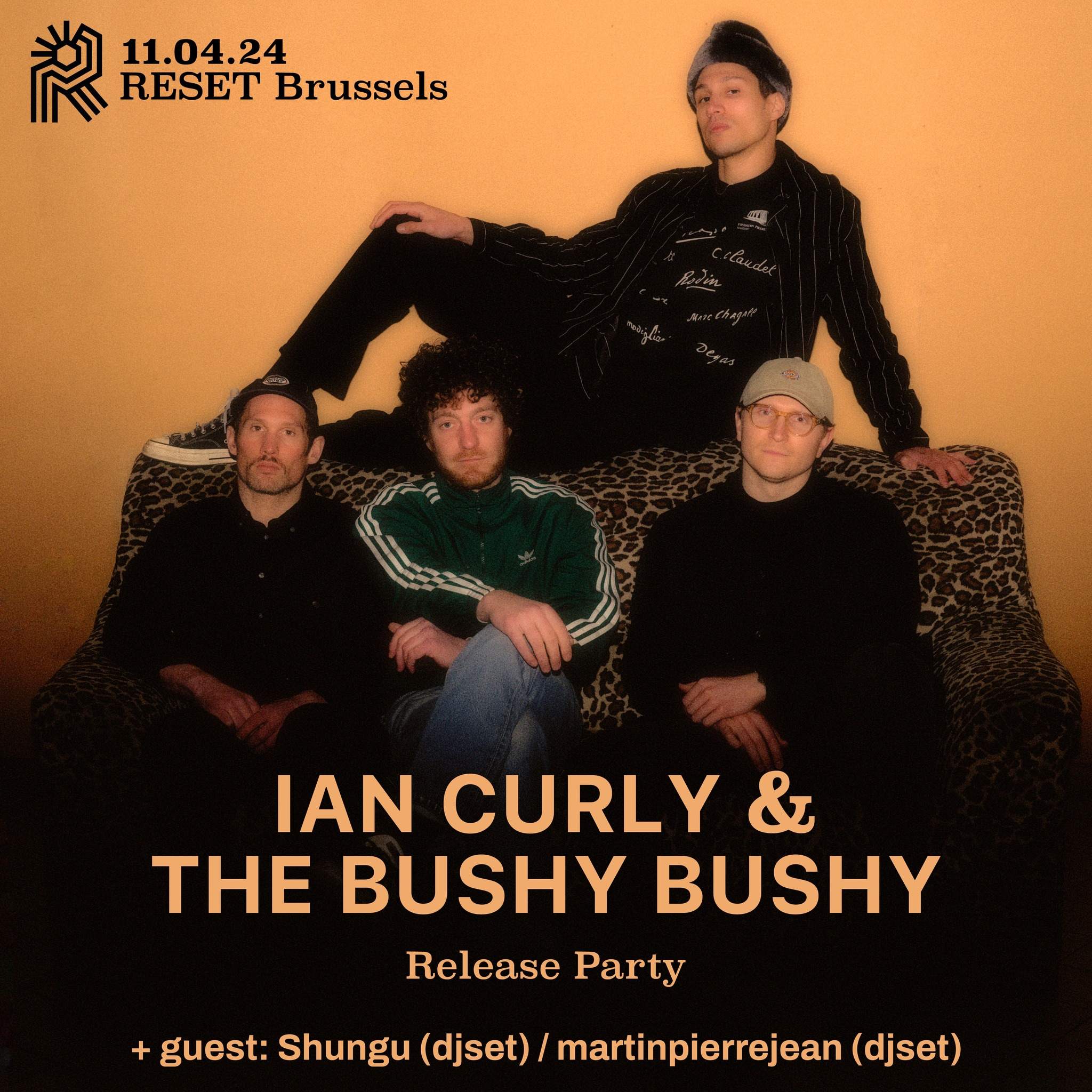 Ian Curly & The Bushy Bushy Release Party at RESET, Brussels