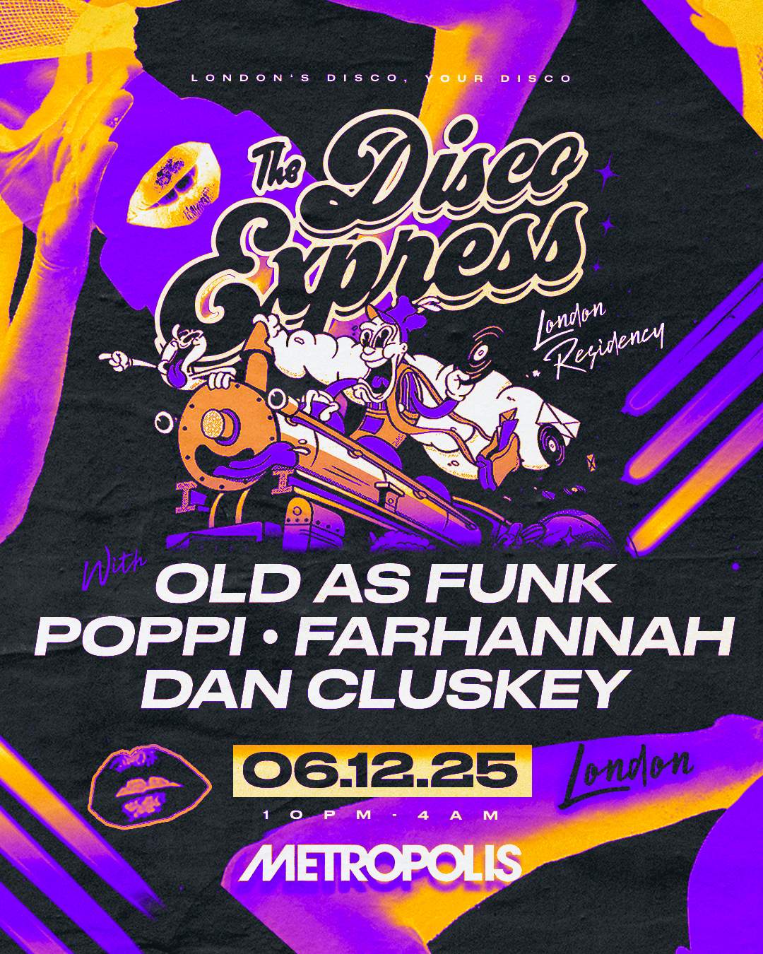 The Disco Express (Christmas Party) with: Old as Funk, Poppi, Farhannah ...