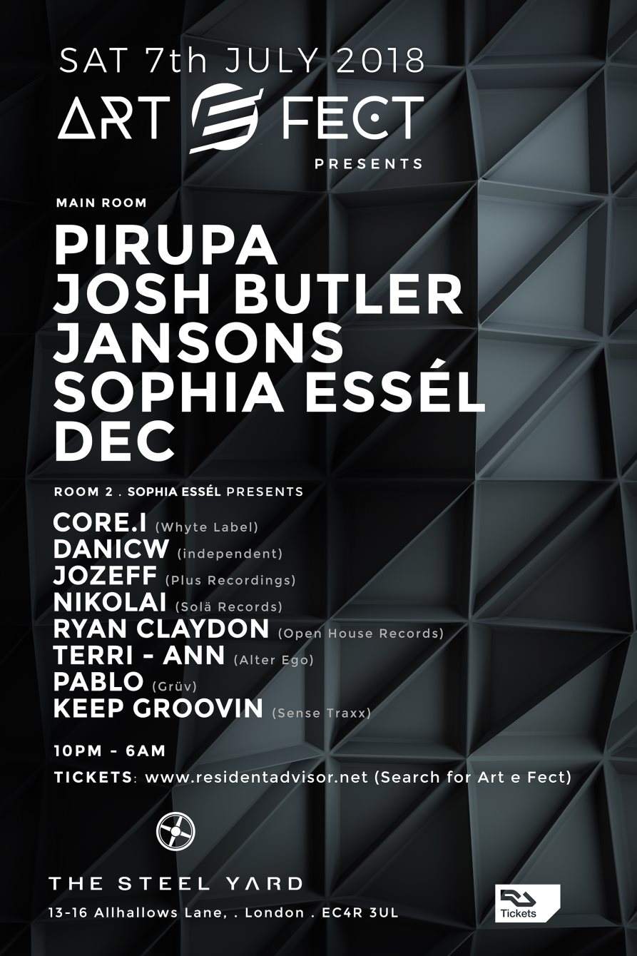 Art e Fect presents em The Steel Yard, London