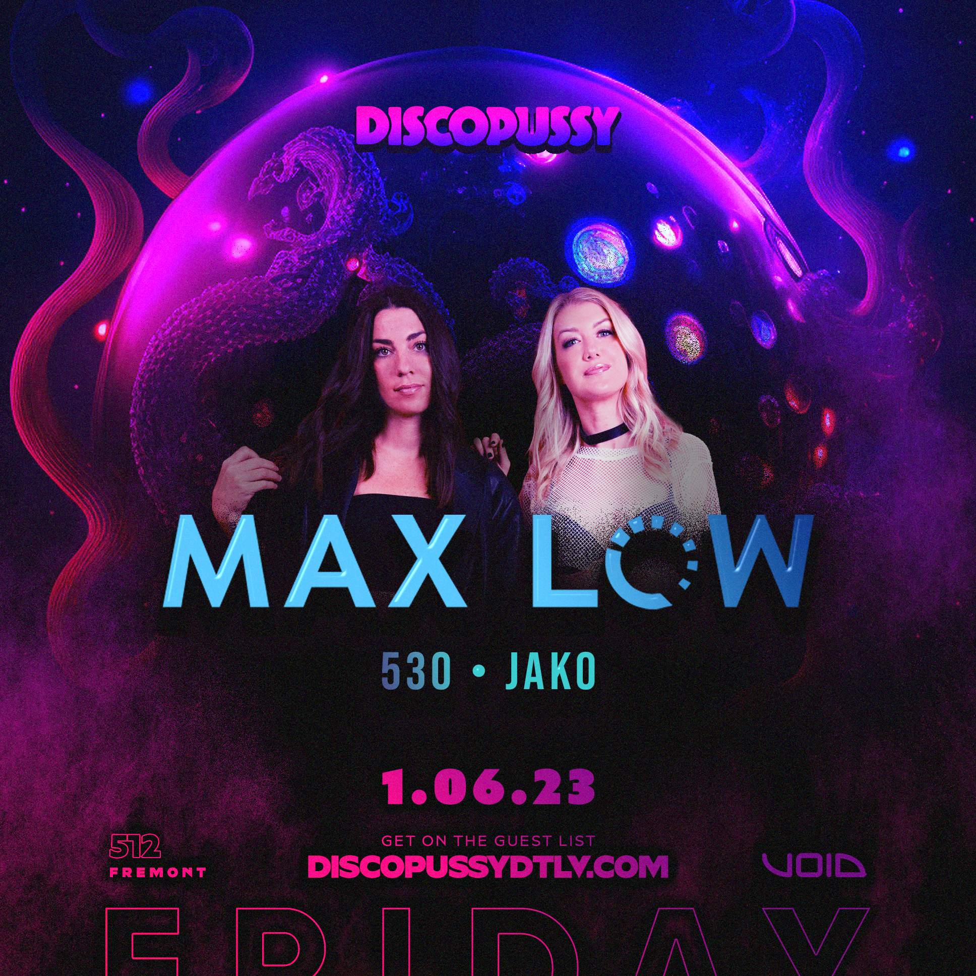 Discopussy presents: MAX LOW at Discopussy, Las Vegas