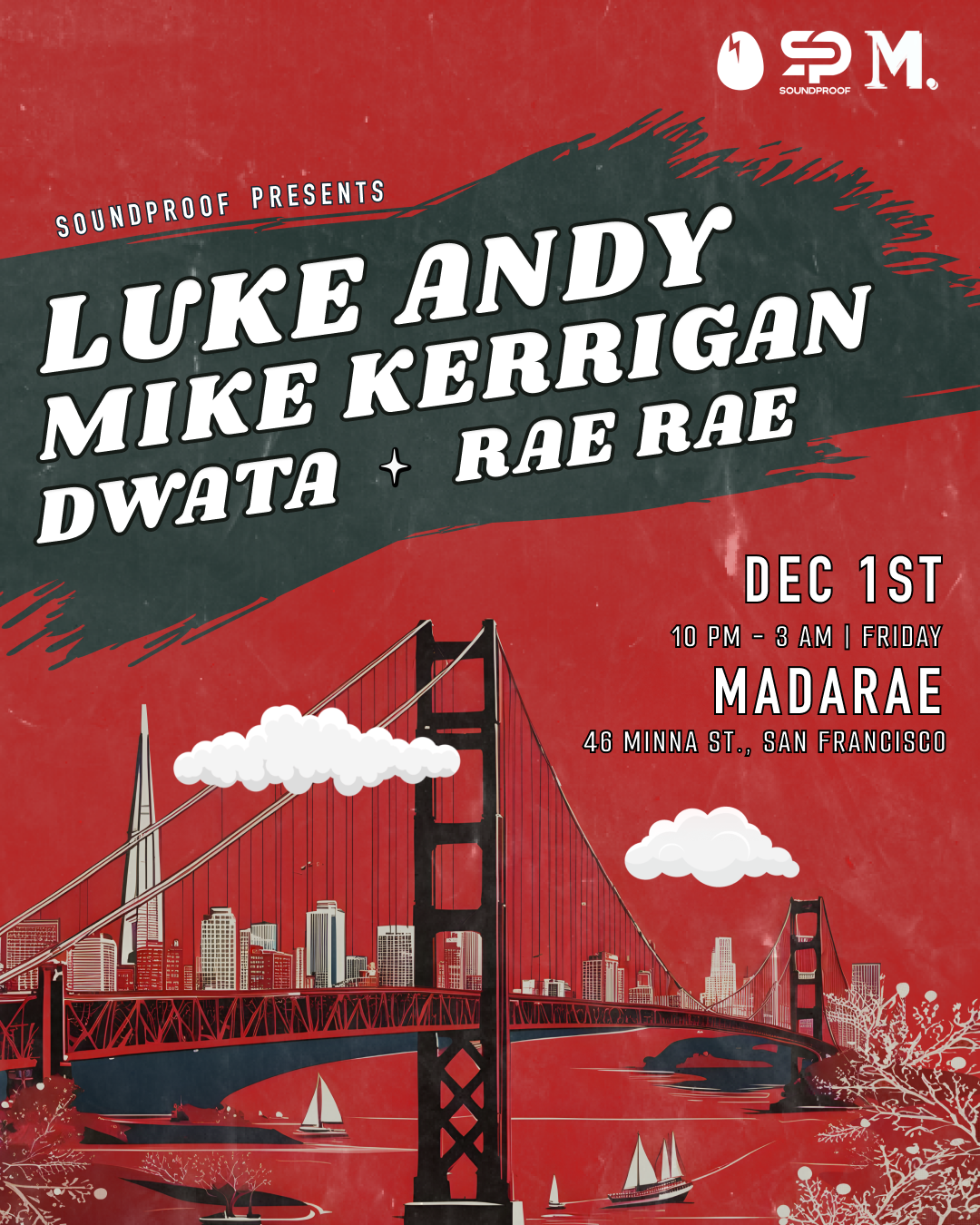 Luke Andy + Mike Kerrigan - Dirtybird Holiday After Party at Madarae ...