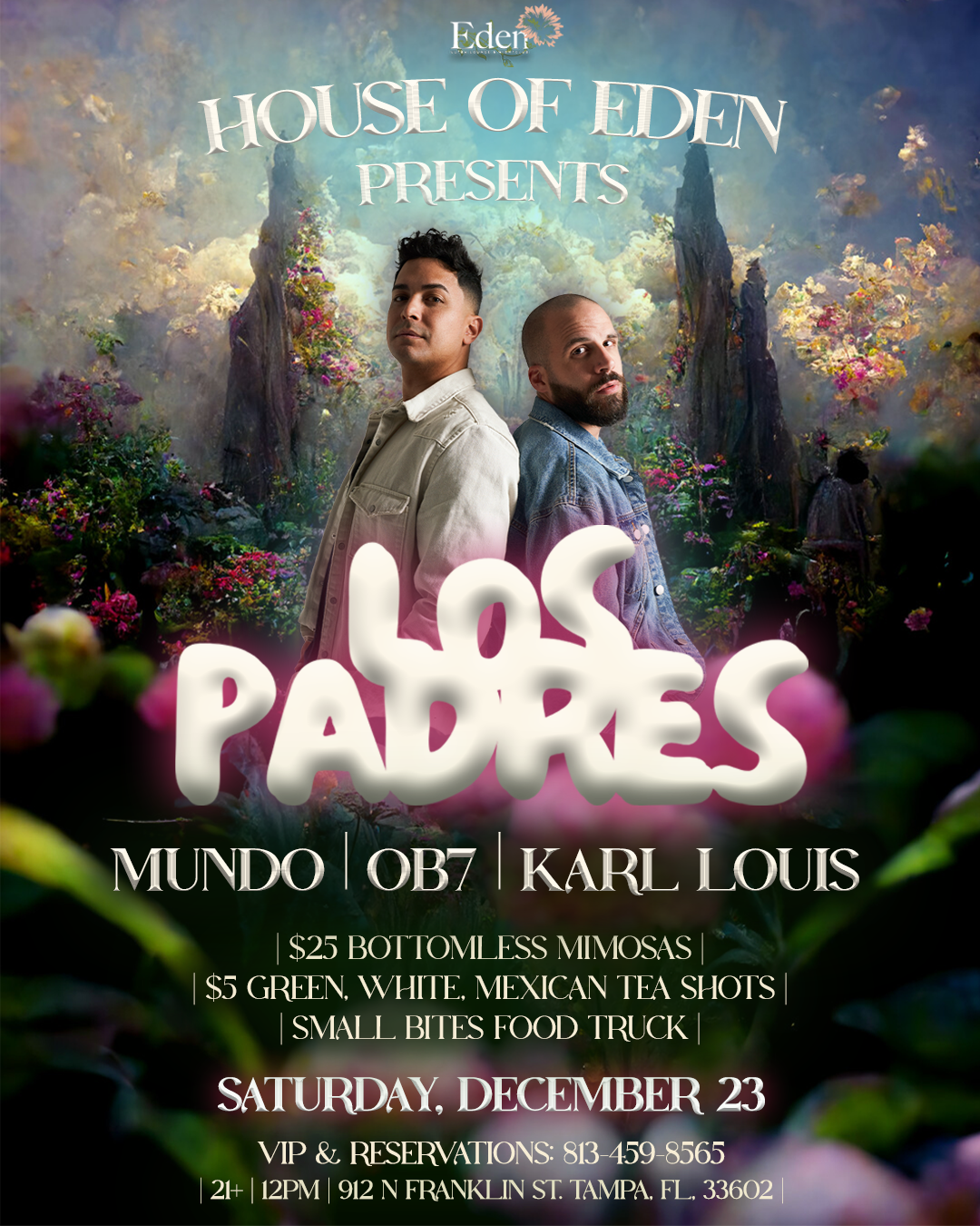 House of Eden: Day Party at Eden Downtown, Tampa Bay