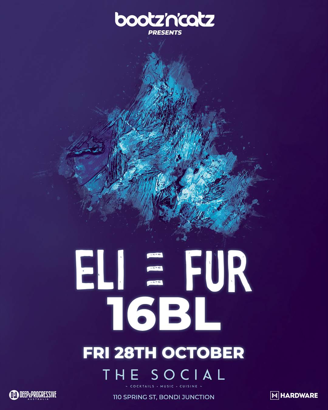 16BL and Eli & Fur - Sydney 2022 en The Junction - Bondi, Sydney