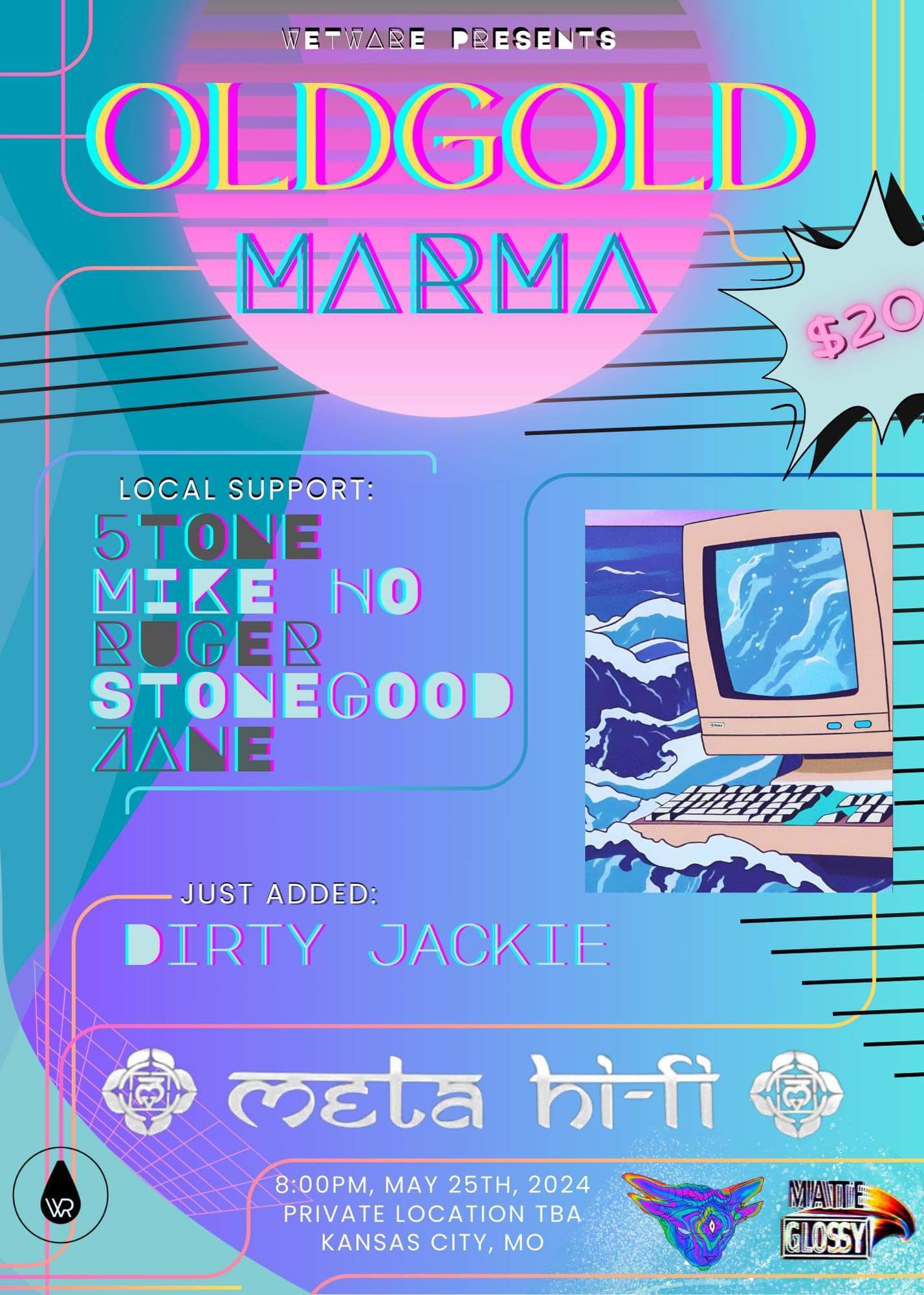 Wetware presents: OldGold & Marma at TBA - union library , Missouri