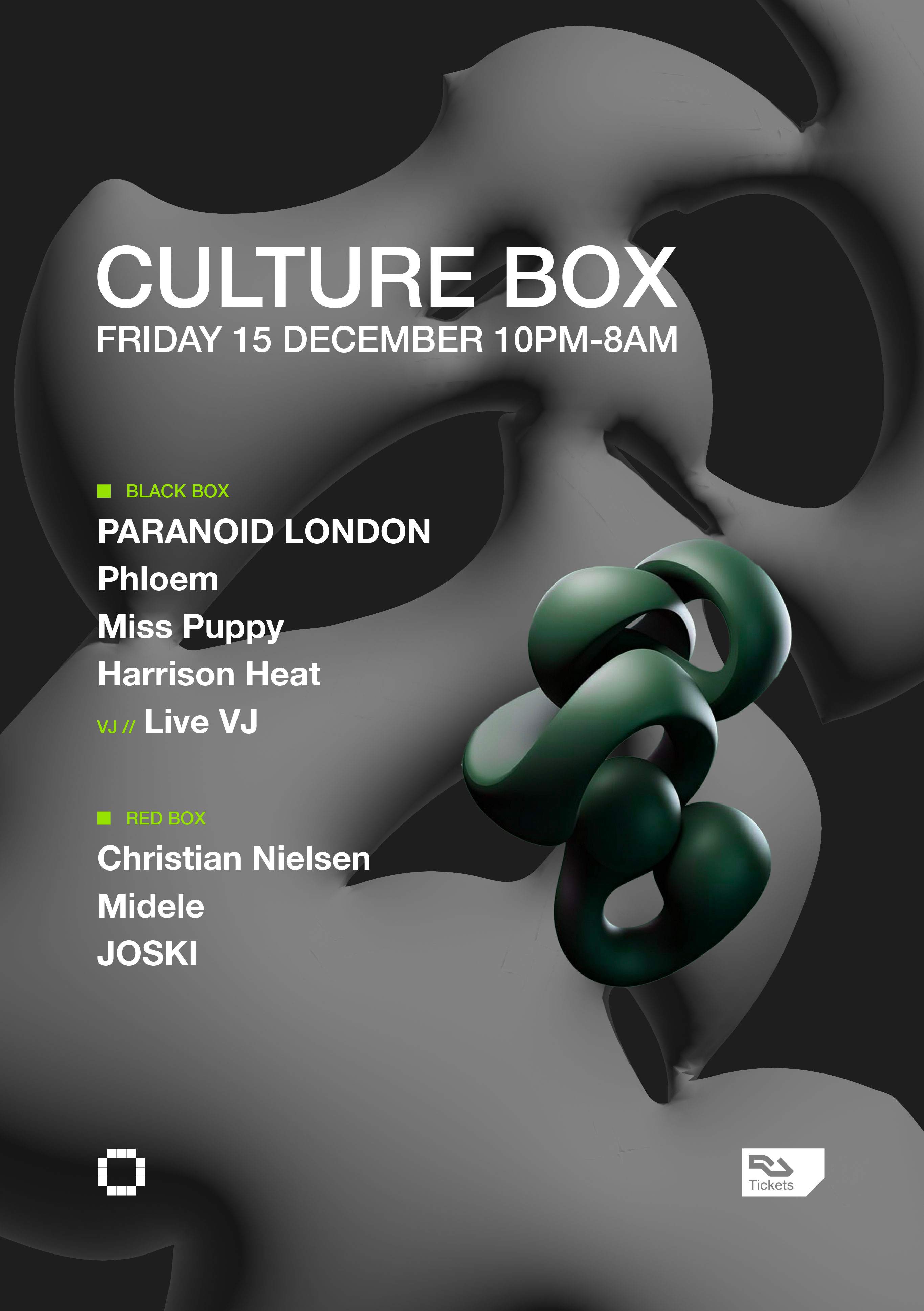 PARANOID LONDON / Phloem B2B Miss Puppy / Harrison Heat / Christian ...