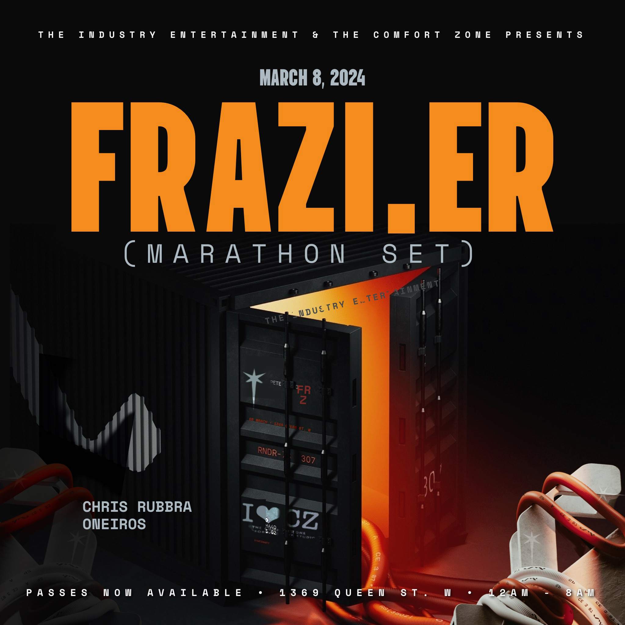 A.M.Sessions pres. FRAZI.ER (Marathon Set) at The Comfort Zone, Toronto