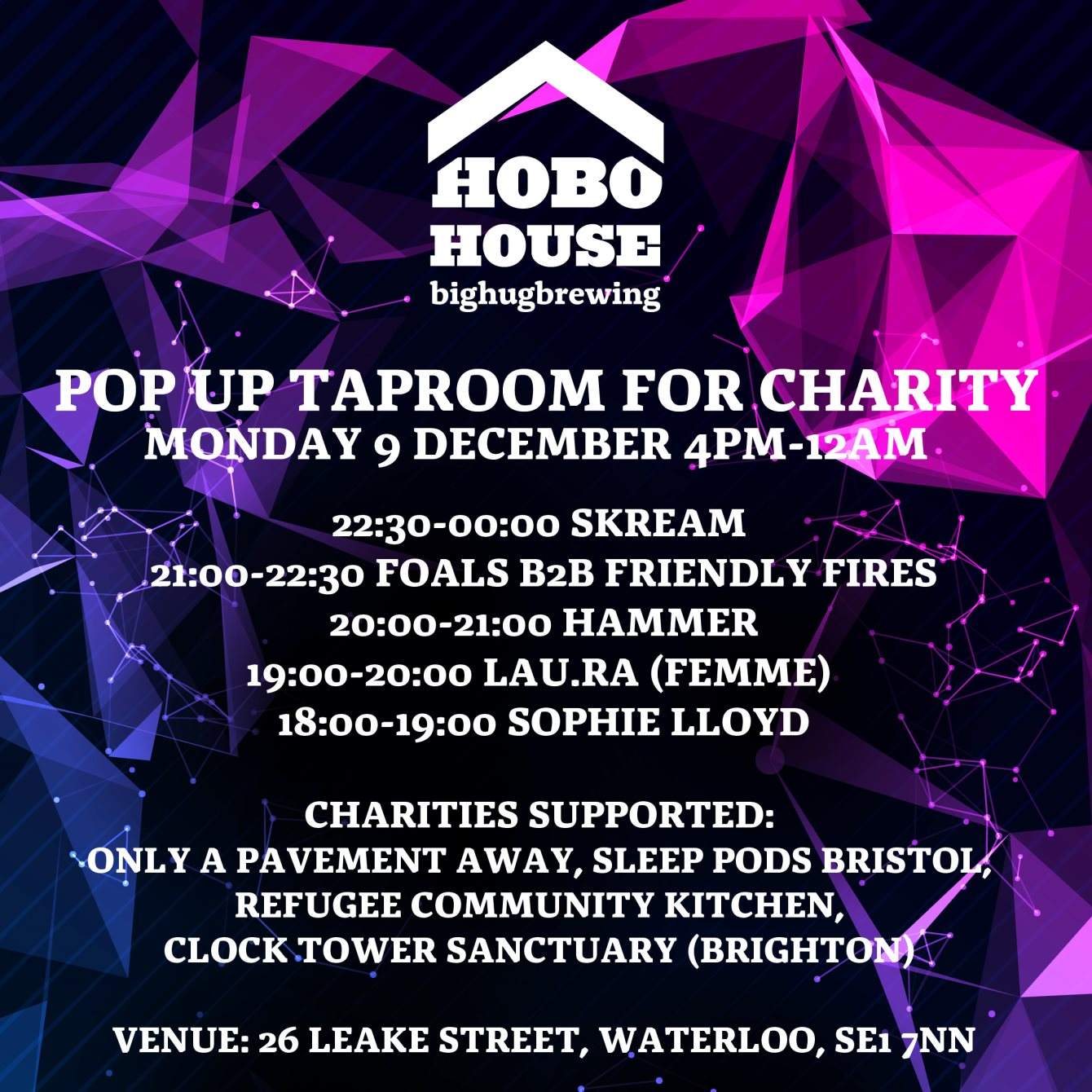 Hobo House Launch with Foals b2b Friendly Fires, Skream & More en 26 ...