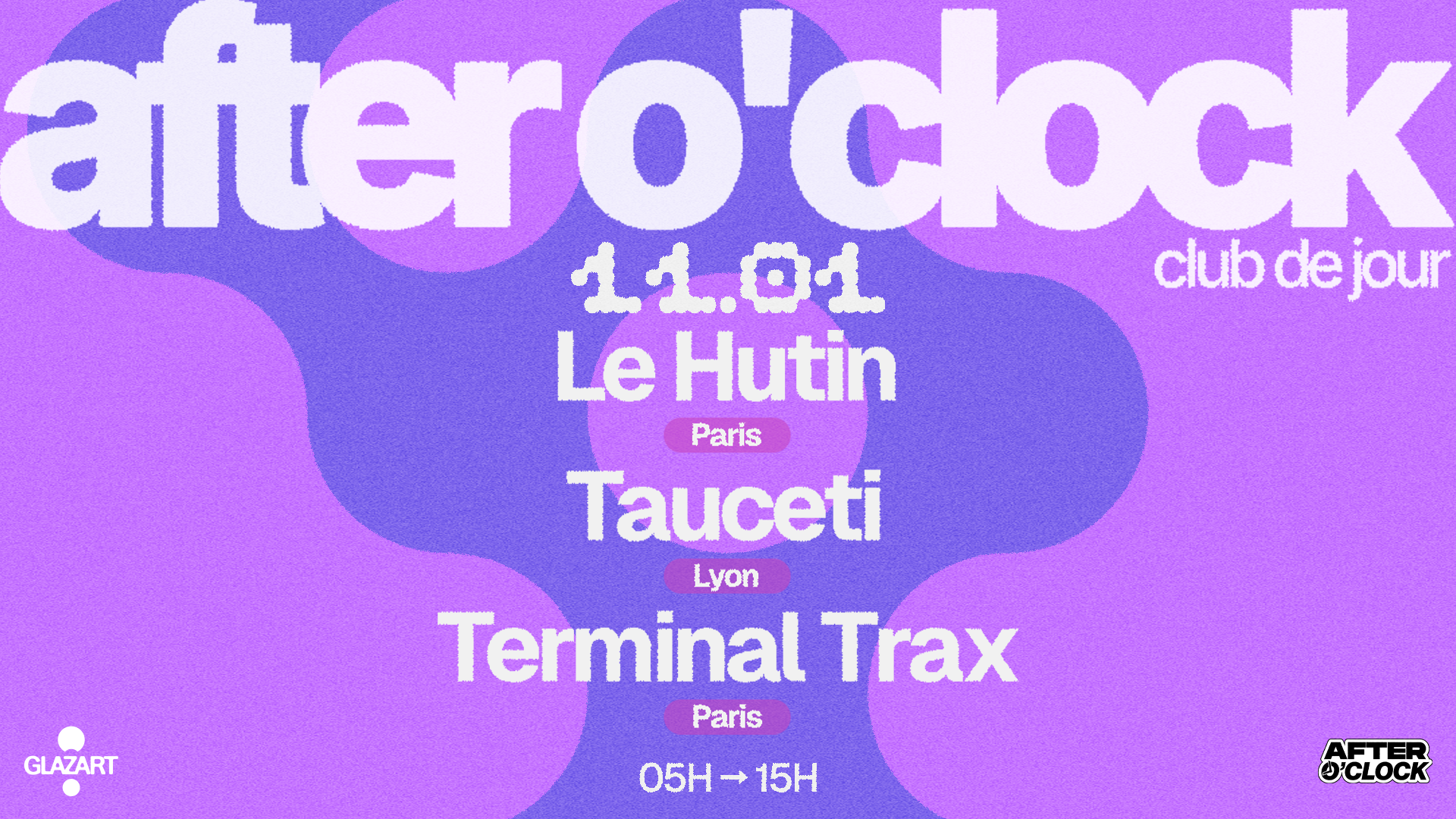 AFTER O'CLOCK: TAUCETI - Terminal Trax - Le Hutin at Glazart, Paris ...
