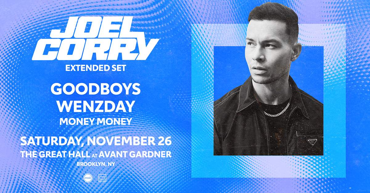 Joel Corry at The Great Hall at Avant Gardner, New York City