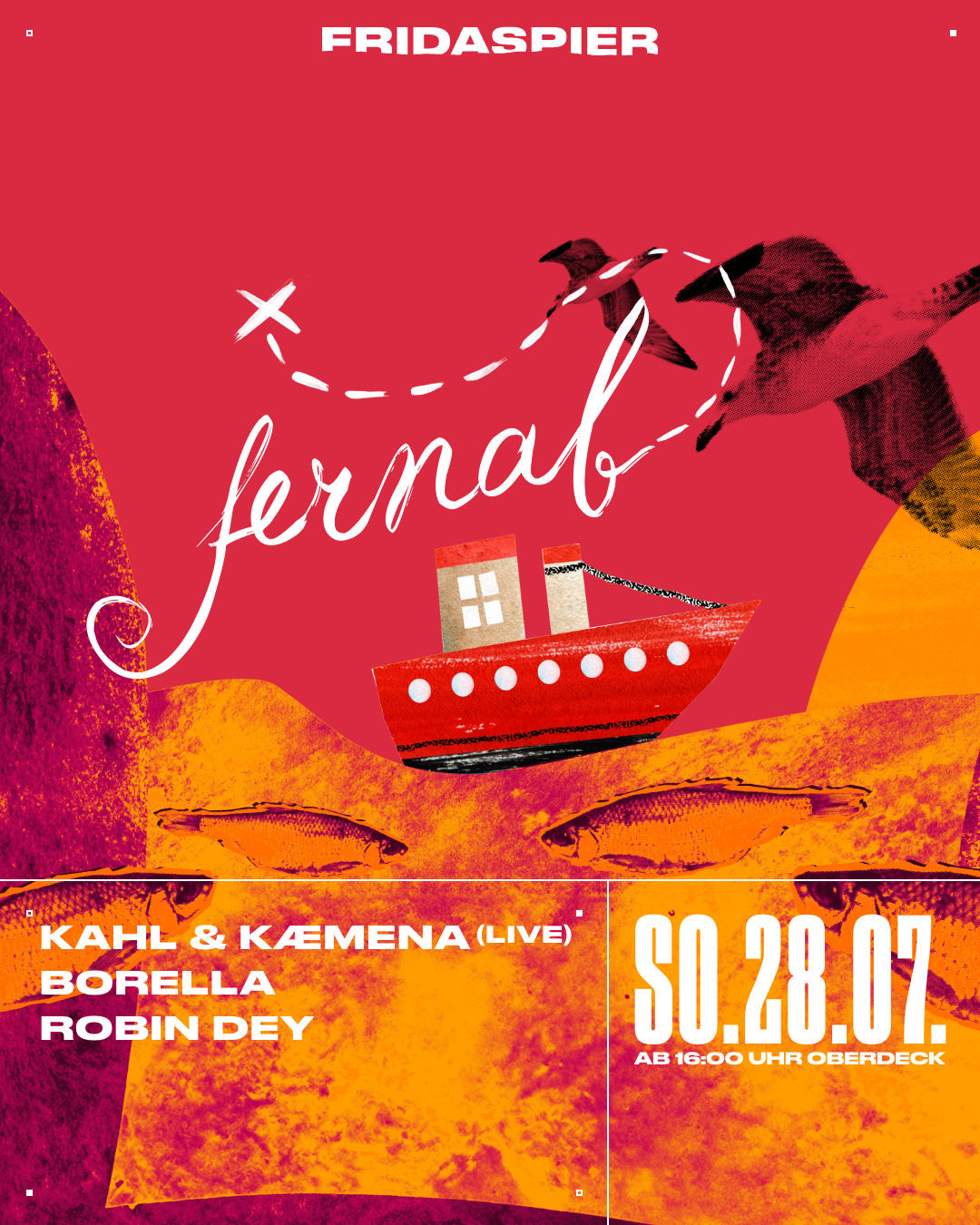 FERNAB SHOWCASE: Kahl & Kæmena (LIVE) - Borella - Robin Dey at Fridas ...