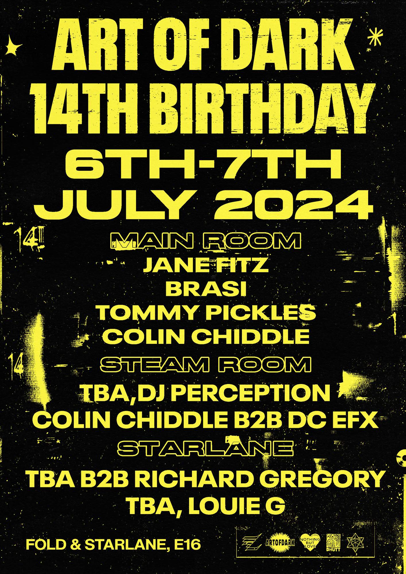 Art Of Dark - 14th Birthday w/ Jane Fitz + more at FOLD, London