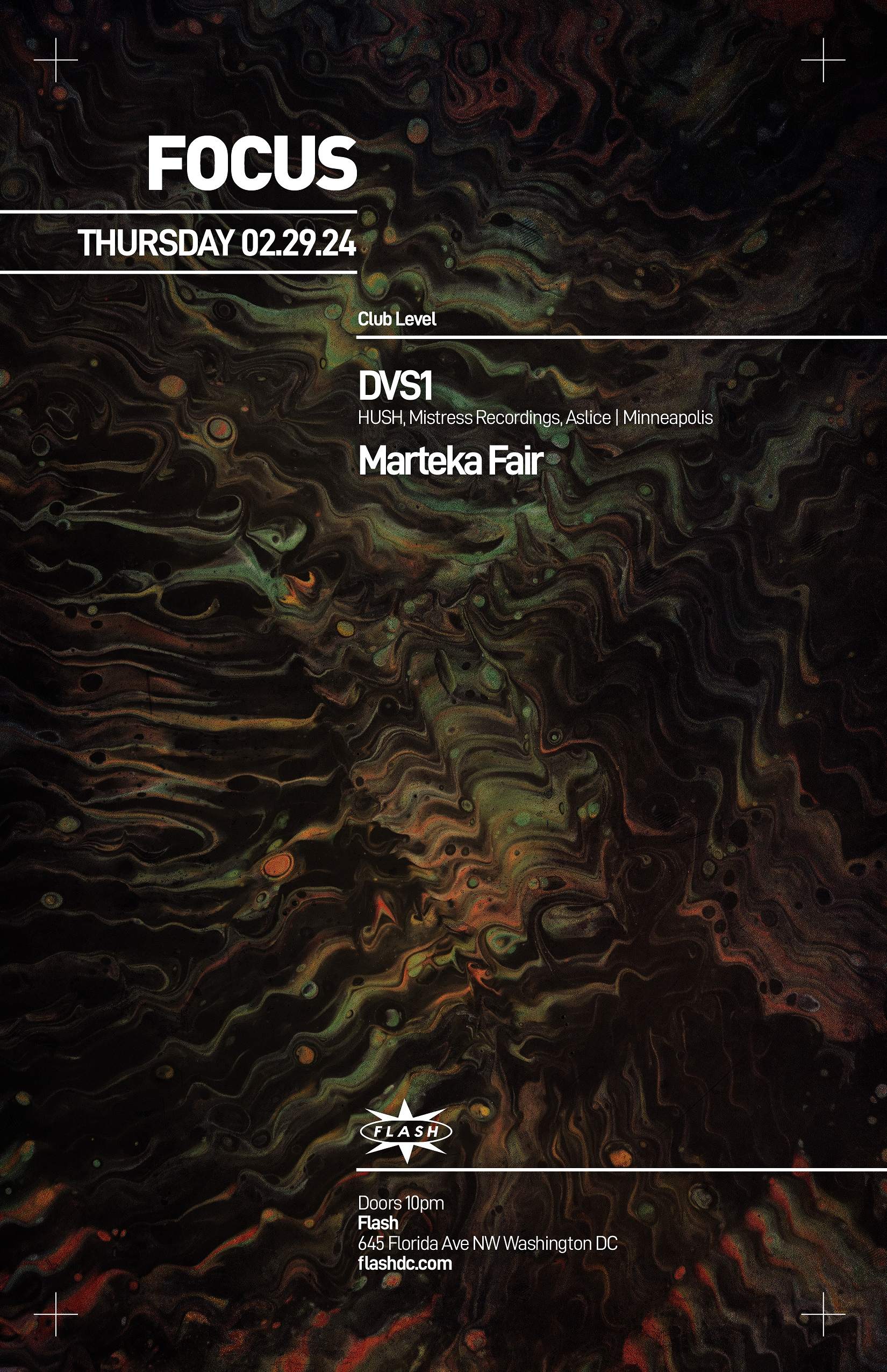 FOCUS: DVS1 at Flash, Washington DC